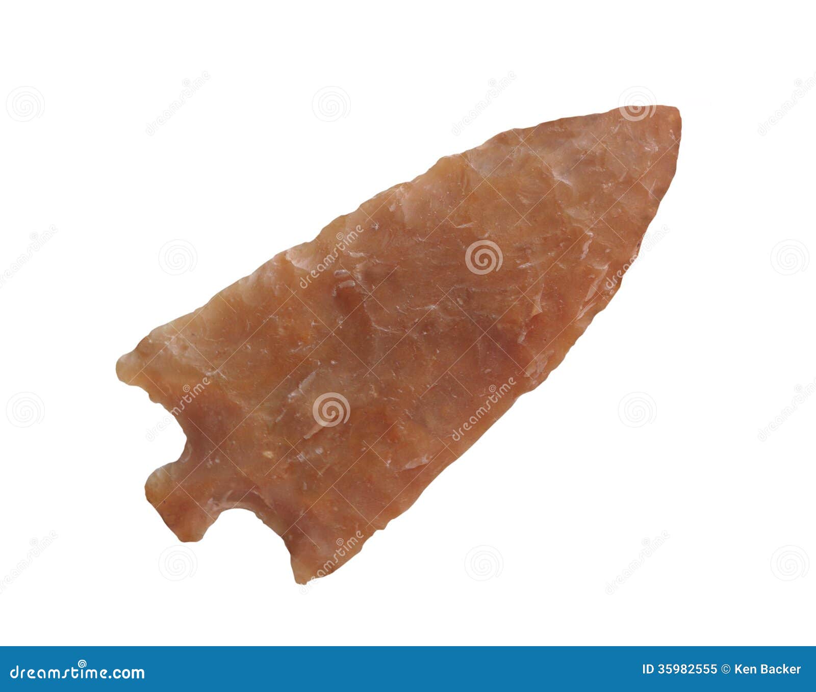 American Indian Arrowhead Isolated. Stock Image - Image of traditional ...