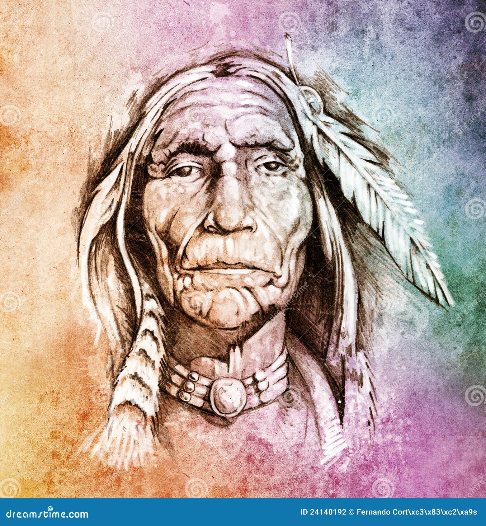 Native Indian Art Tattoo