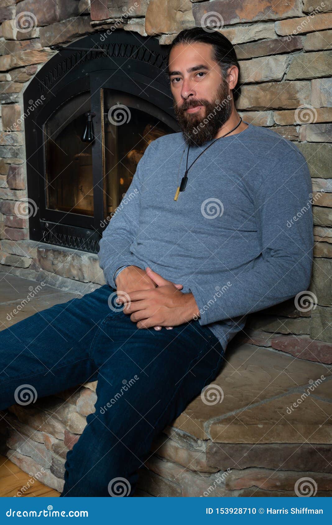 American Indian man stock photo. Image of male, beard - 153928710