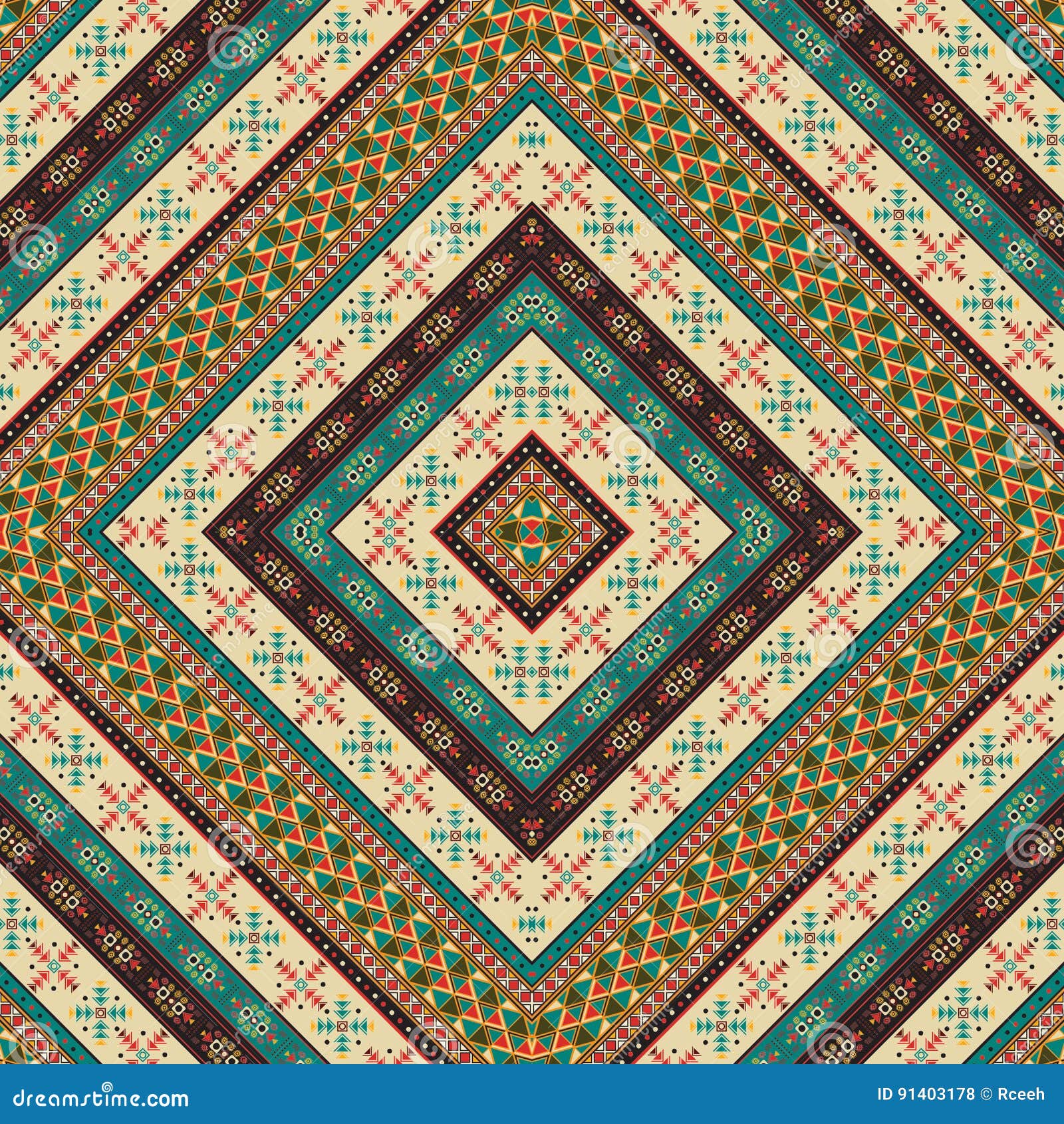 American Indian pattern stock vector. Illustration of textile - 91403178