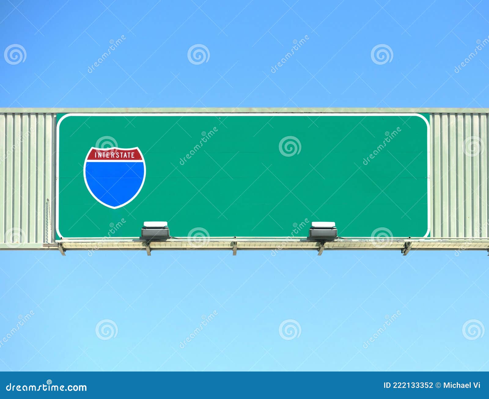 Overhead Road Under Construction. The Massive Concrete Column Used To ...