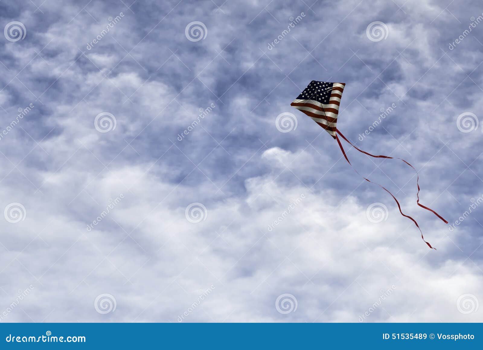 American Kite the Sky S the Limit Stock Image - Image of patriotic ...
