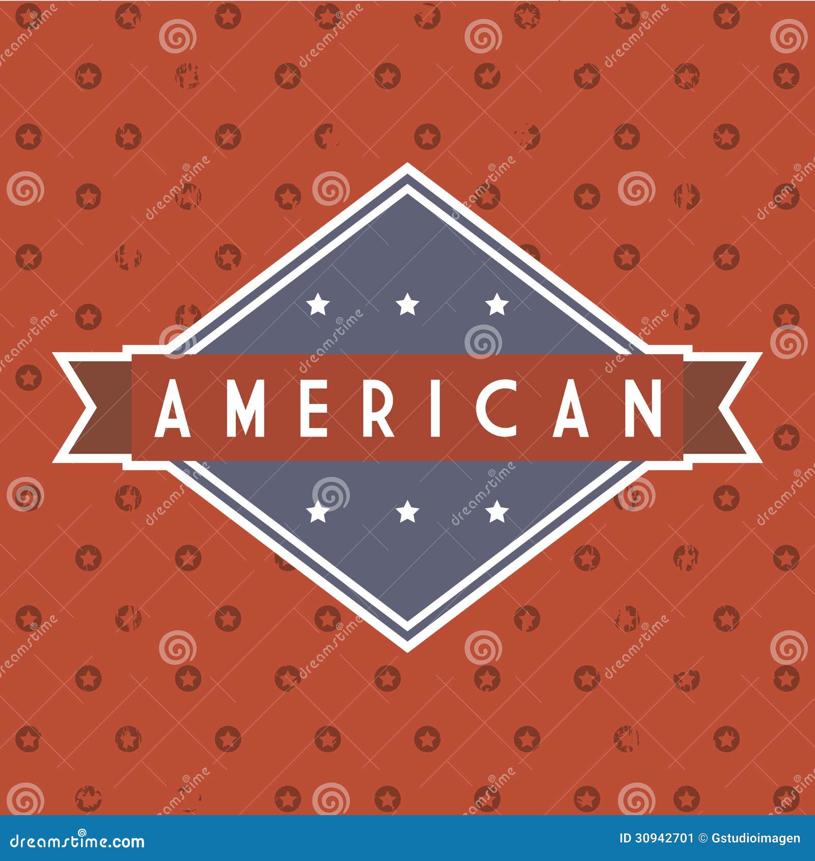 American label stock vector. Illustration of patriotic - 30942701
