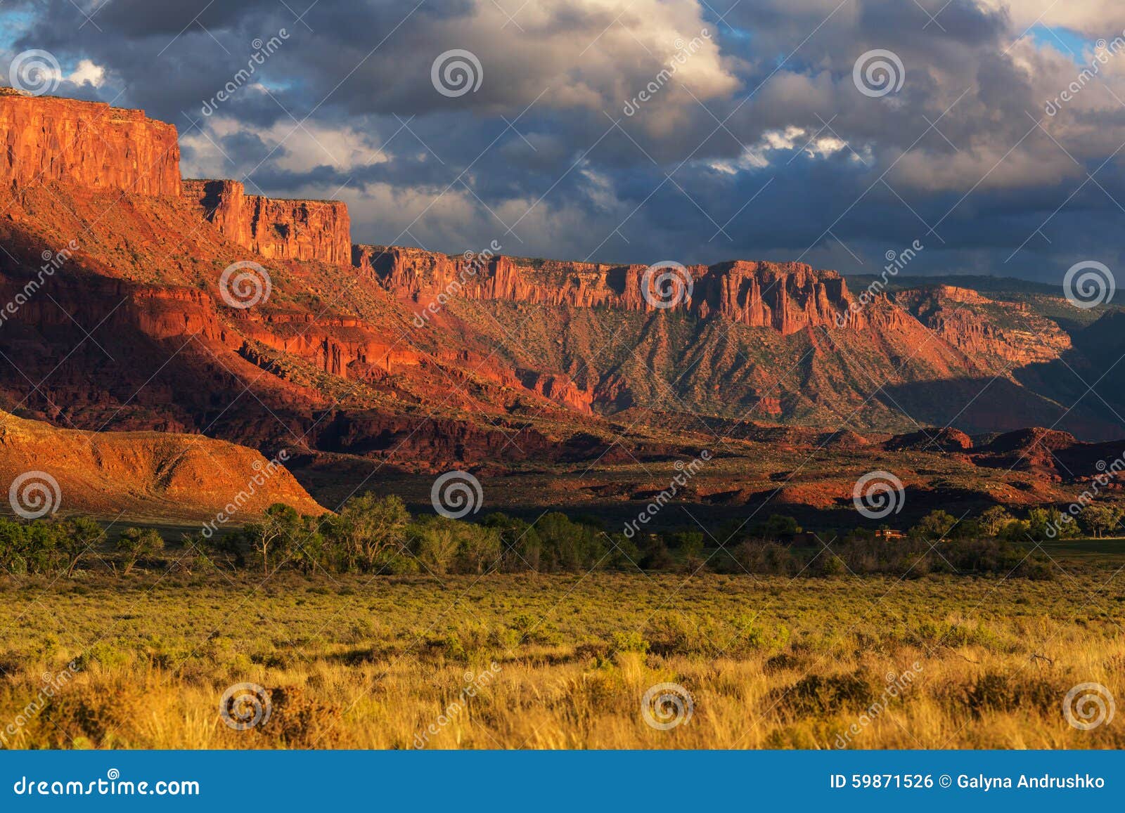 Southwest American Landscapes in Utah Stock Photo - Image of monuments ...