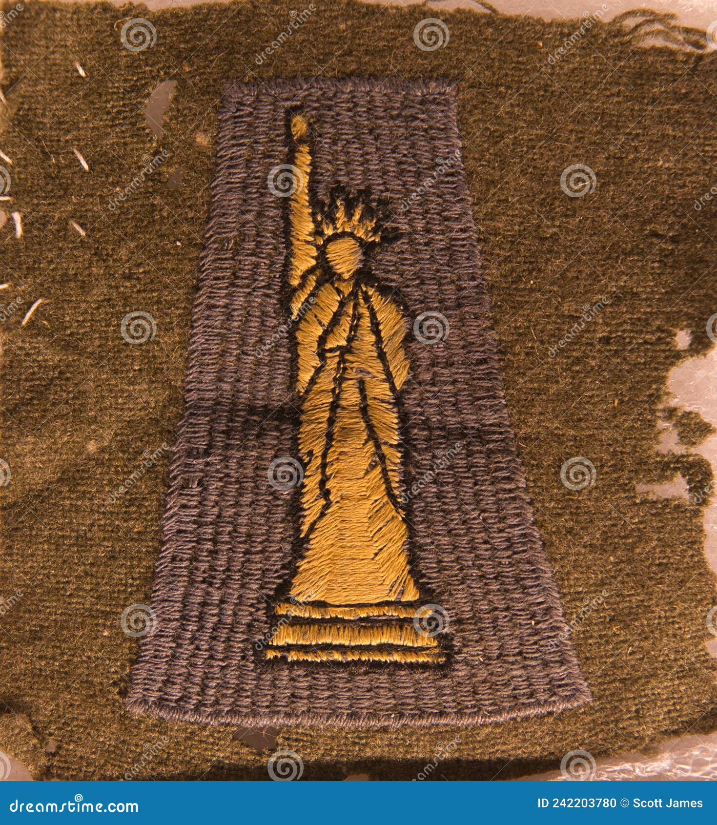 American `LIBERTY` UNIT PATCH AEF Editorial Image - Image of unit ...
