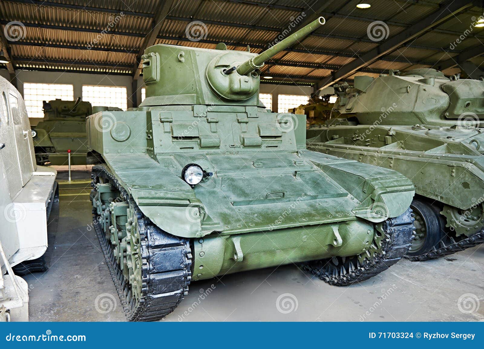 American Light Tank M3 Stuart Stock Photo - Image of explosive ...