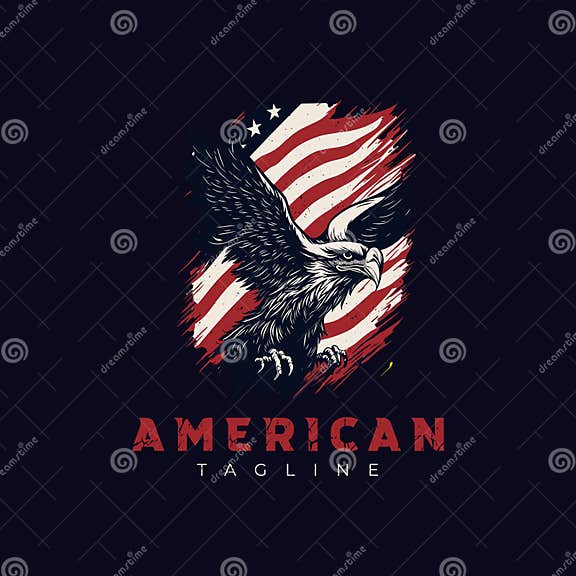 American Logo Design Vector Illustration Template Idea Inspiration ...