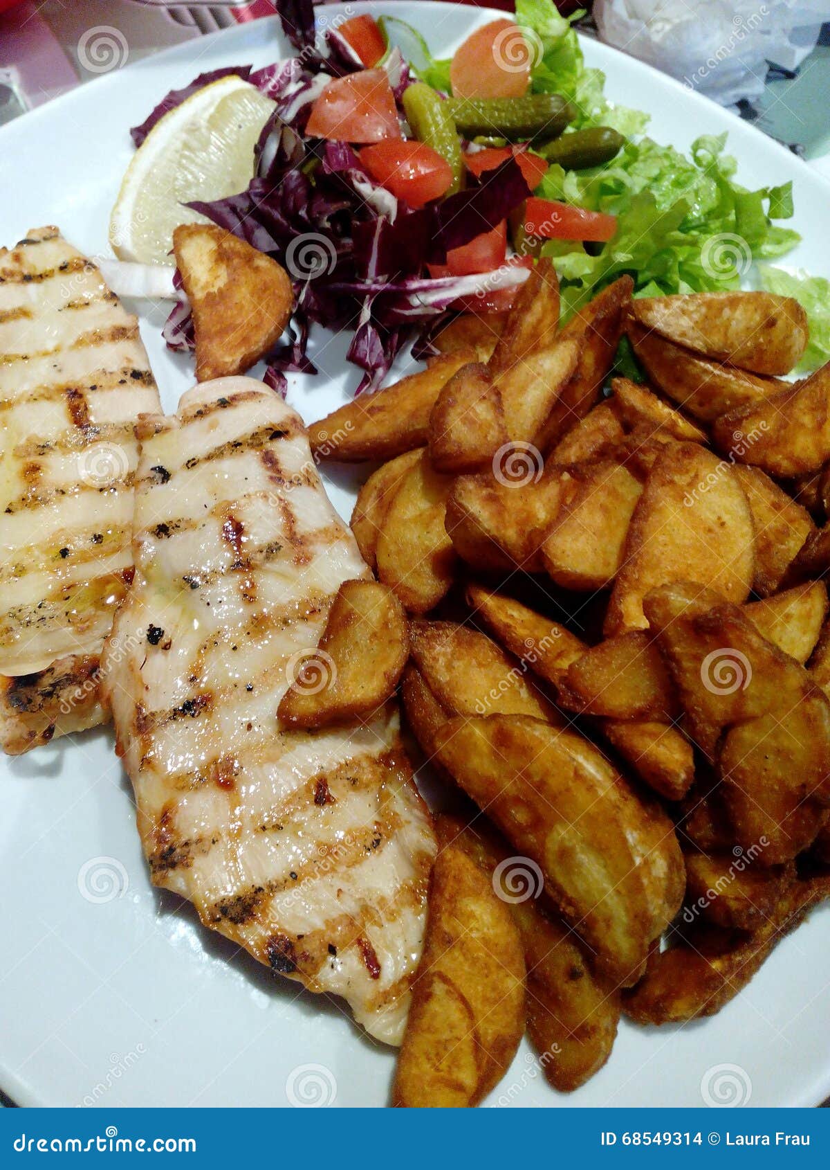 American lunch stock photo. Image of potatoes, lunch - 68549314