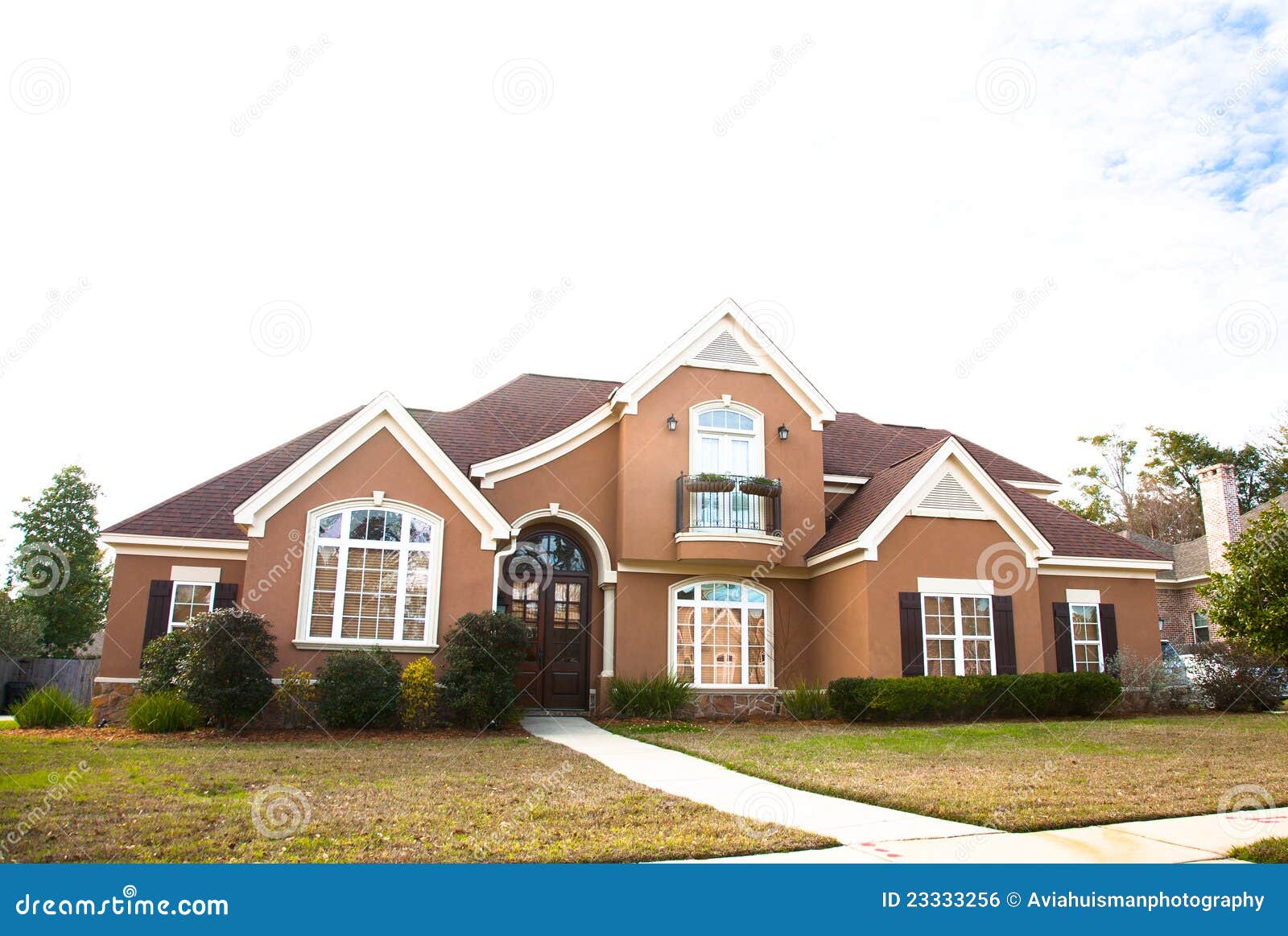 American Luxury Home stock photo. Image of elegant, exteriors - 23333256