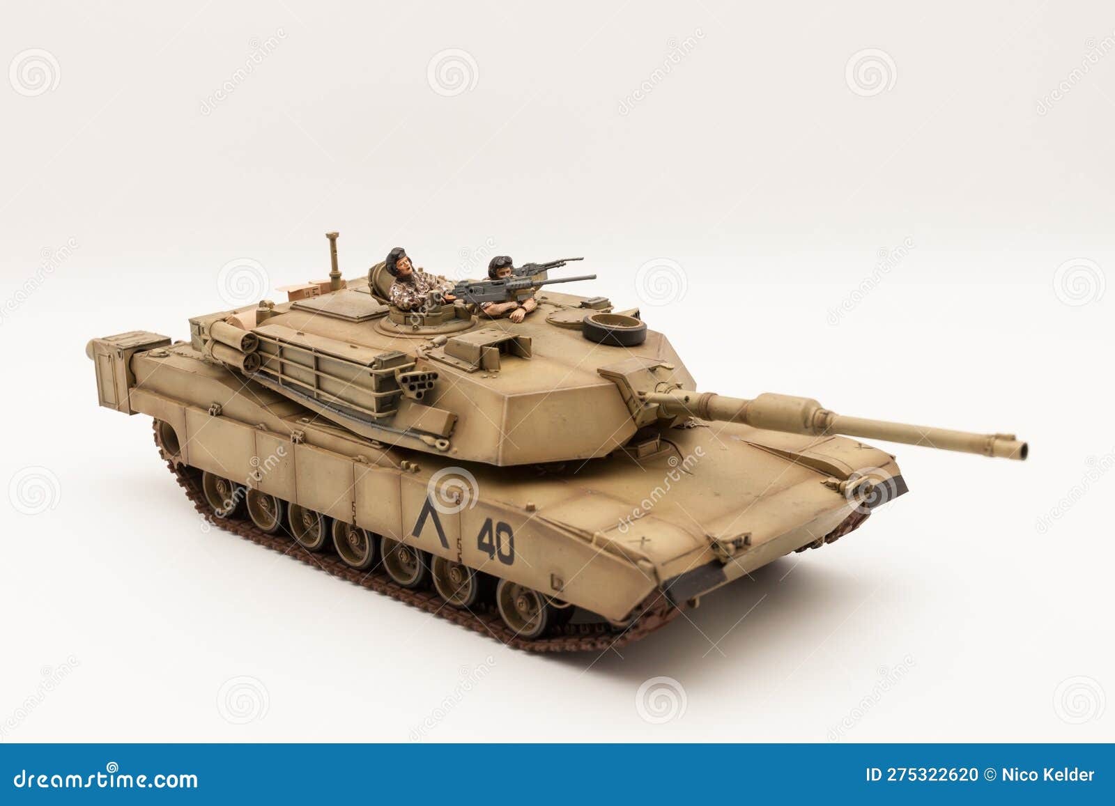 American M1A1 Abrams 120 Mm Main Battle Tank Scale Model Royalty-Free ...