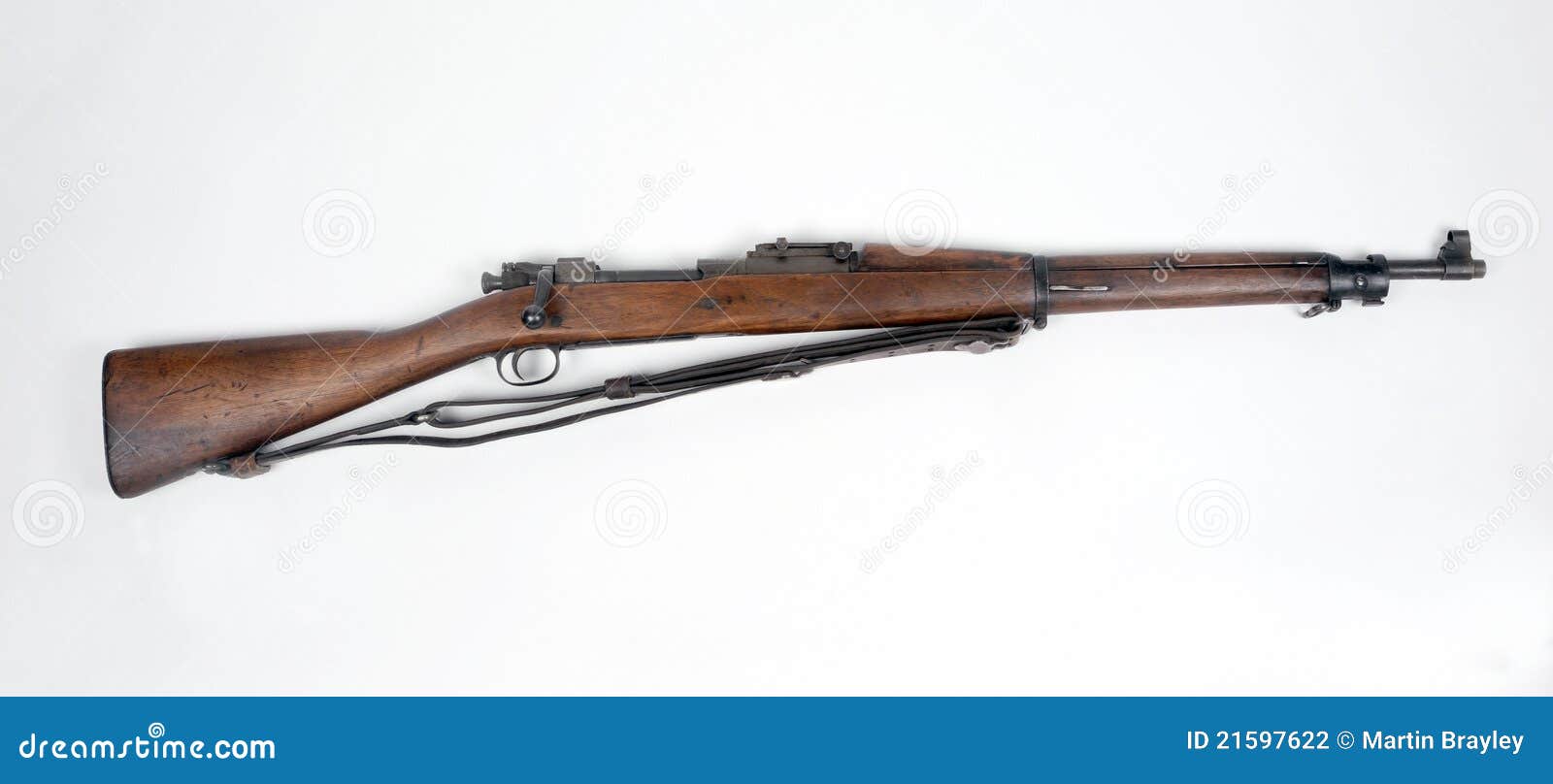 American M1903 Springfield Rifle Stock Photo - Image of five, armaments ...