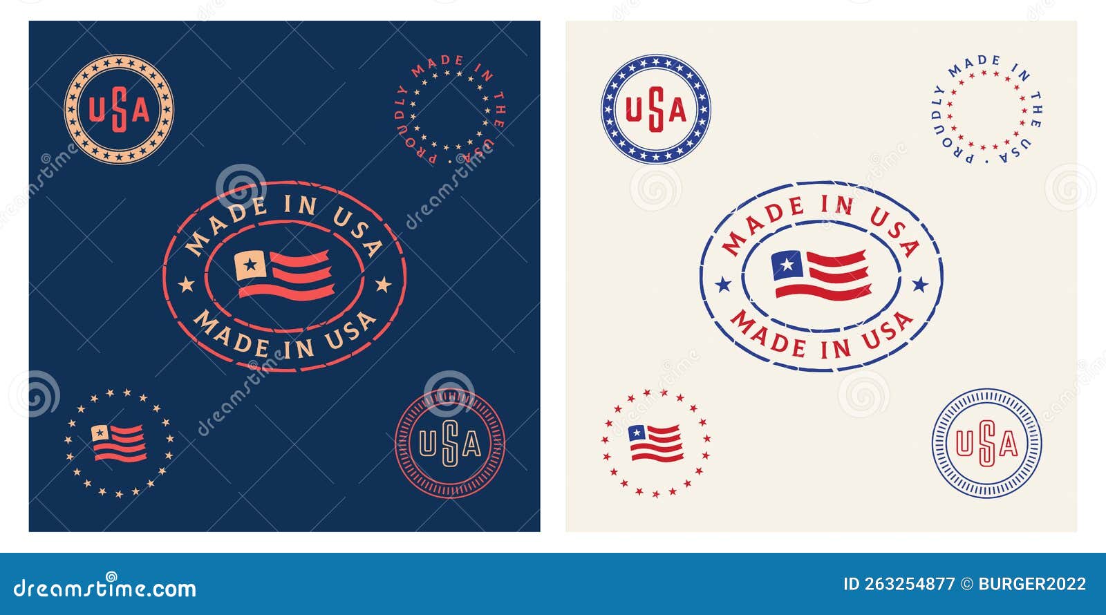 American Made in Usa Stamp Vintage Vector Badge Stock Vector ...