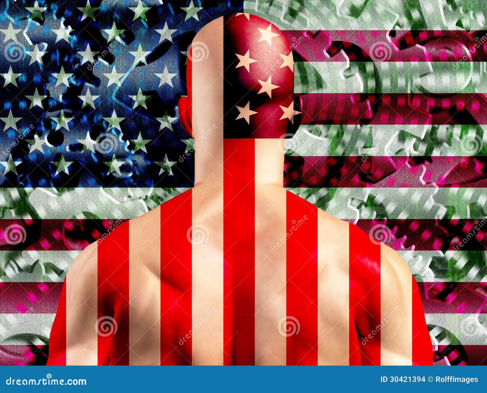 American Flag Man Stock Illustrations – 8,347 American Flag Man Stock ...