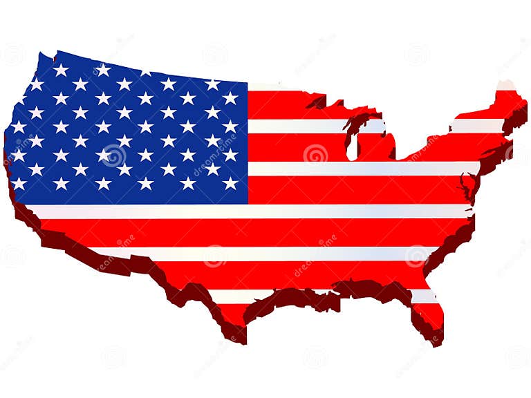American map stock illustration. Illustration of banner - 5847143
