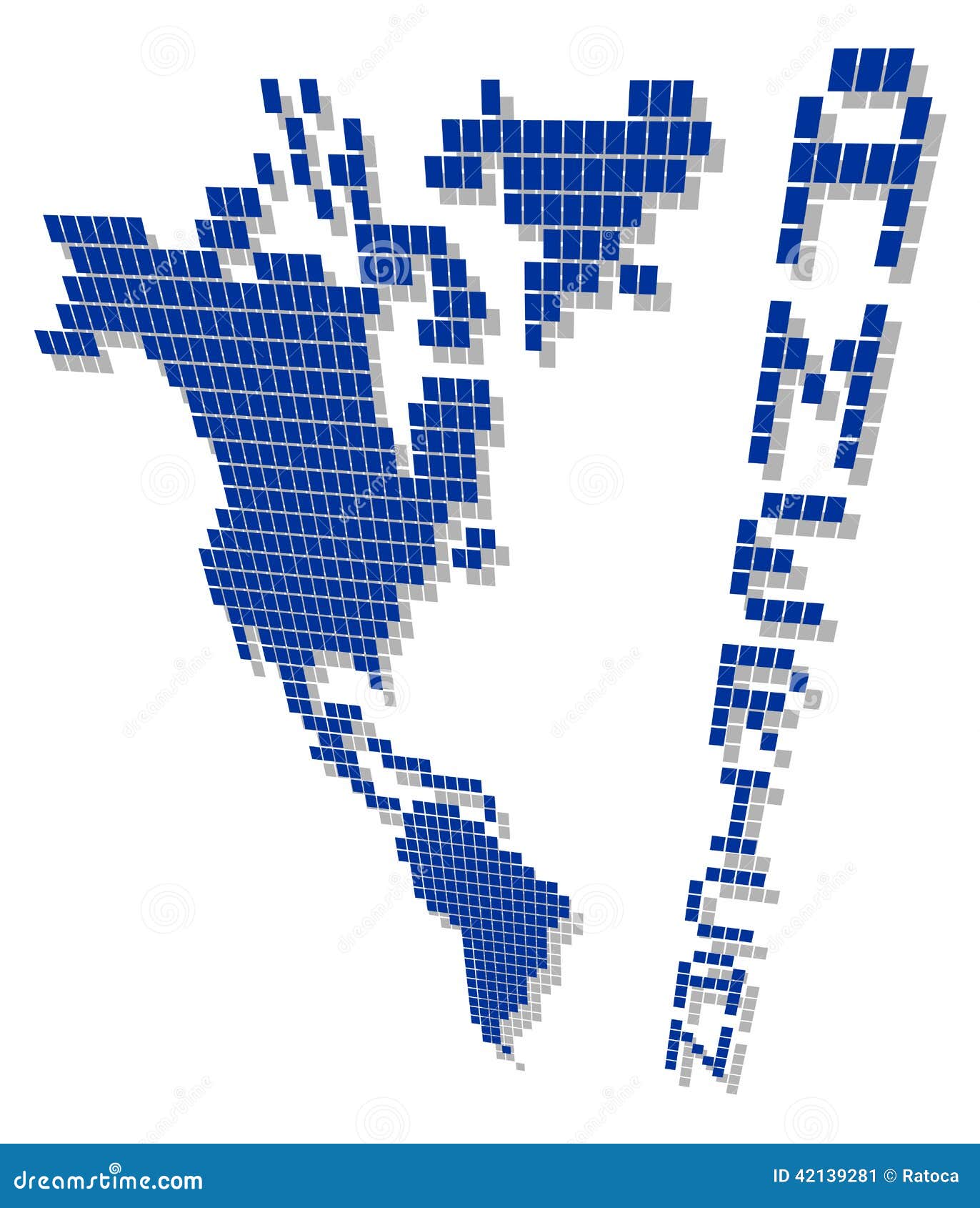 American map stock vector. Illustration of graphic, state - 42139281