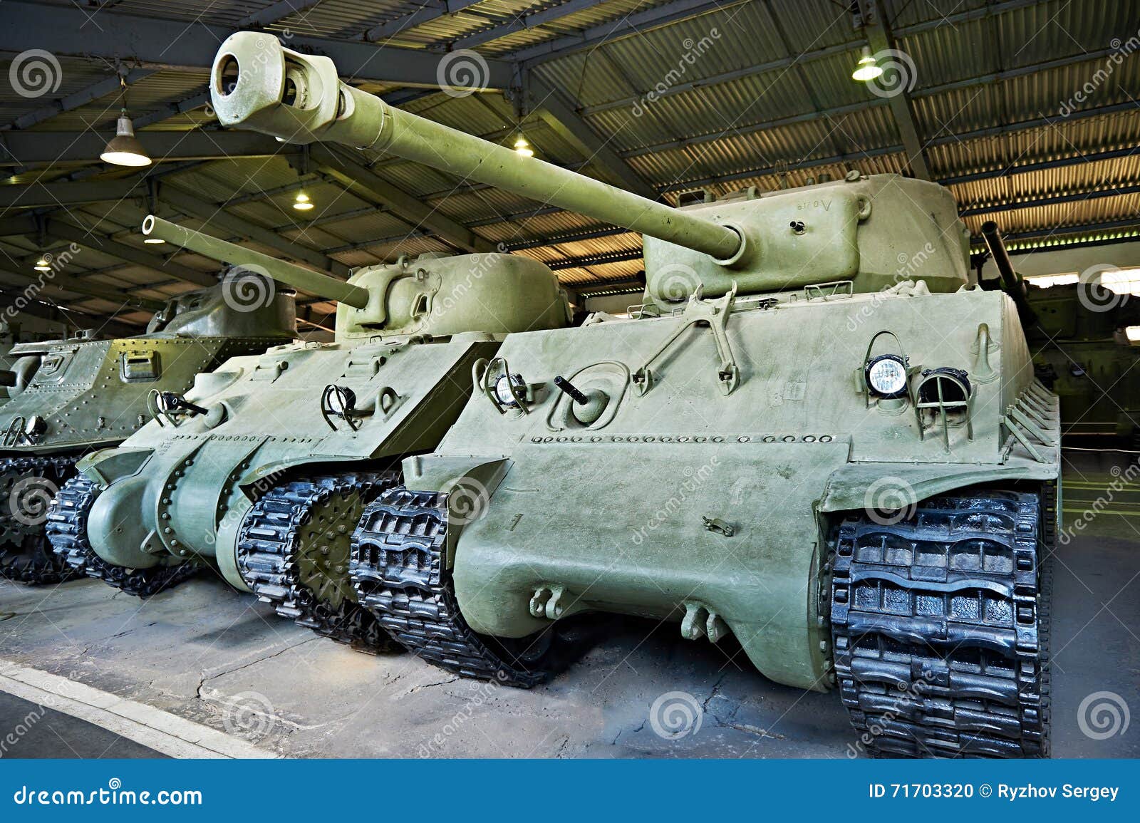 American medium tank M4A2 stock photo. Image of medium - 71703320