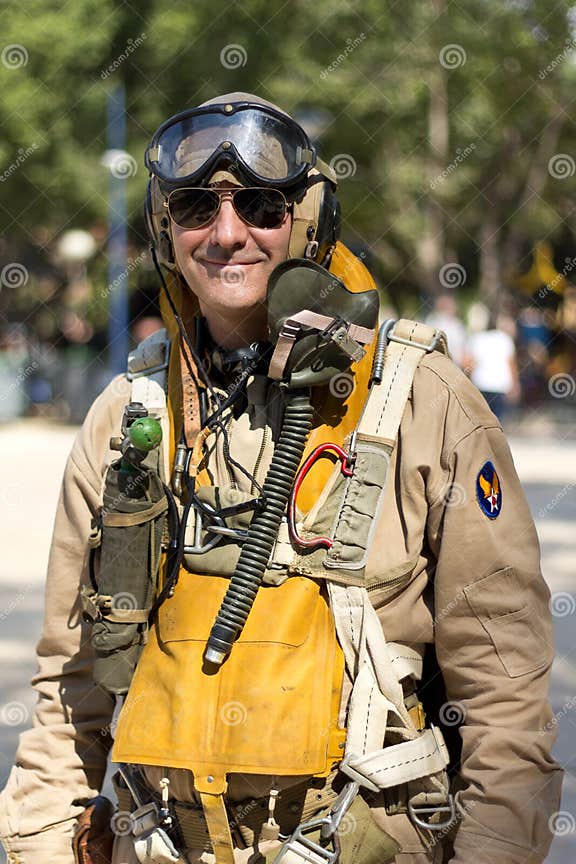 American military pilot editorial photo. Image of warrior - 22553721