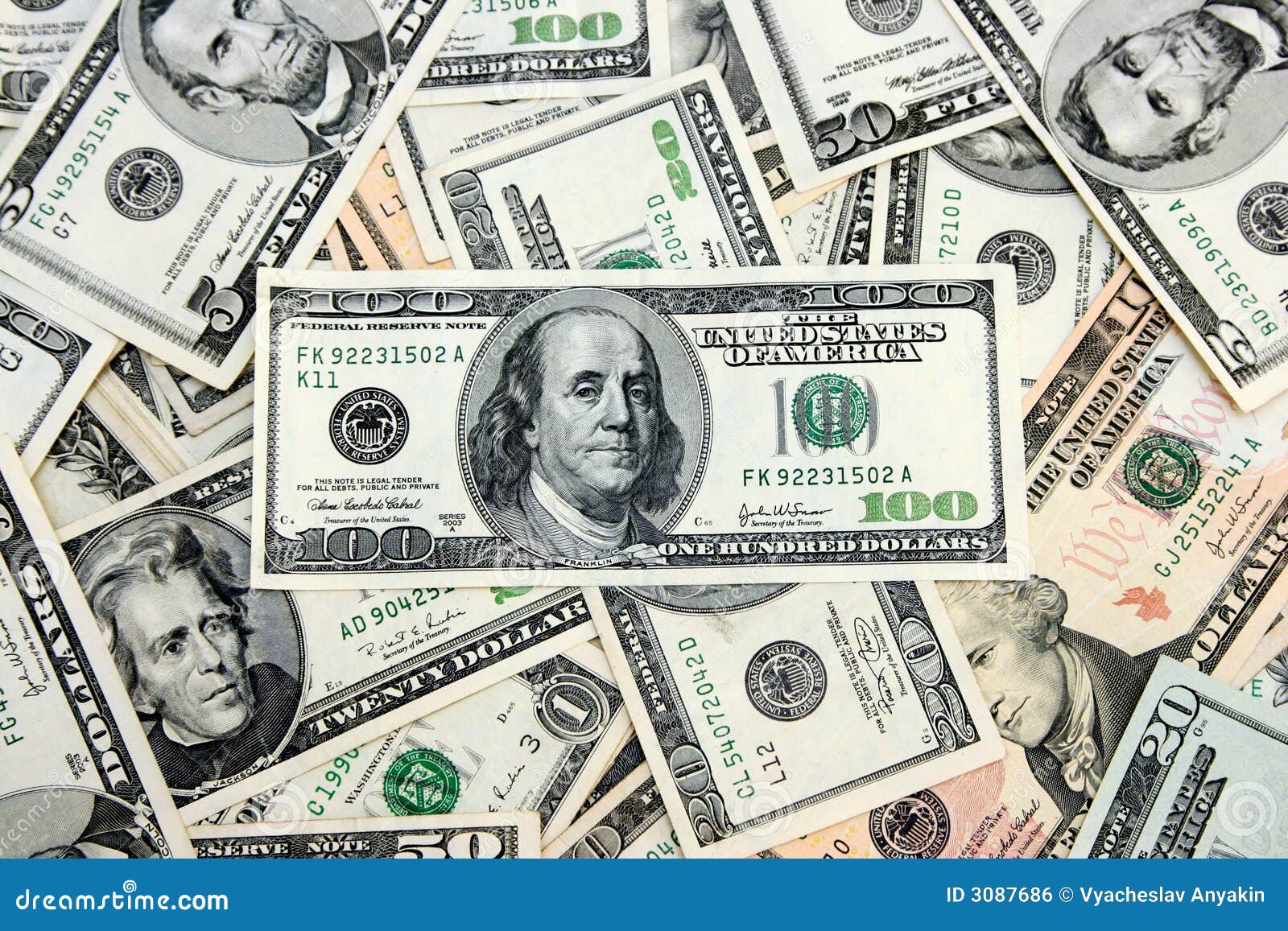 The American money stock photo. Image of bill, cash, income - 3087686