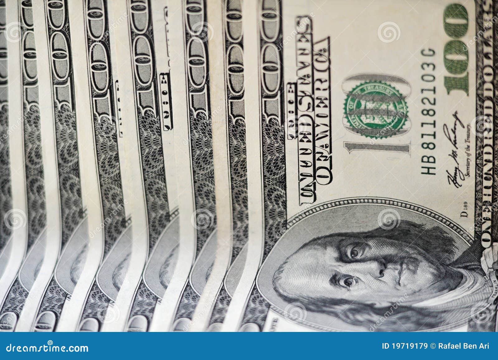 American Money - US Dollar Notes Stock Image - Image of exchange ...