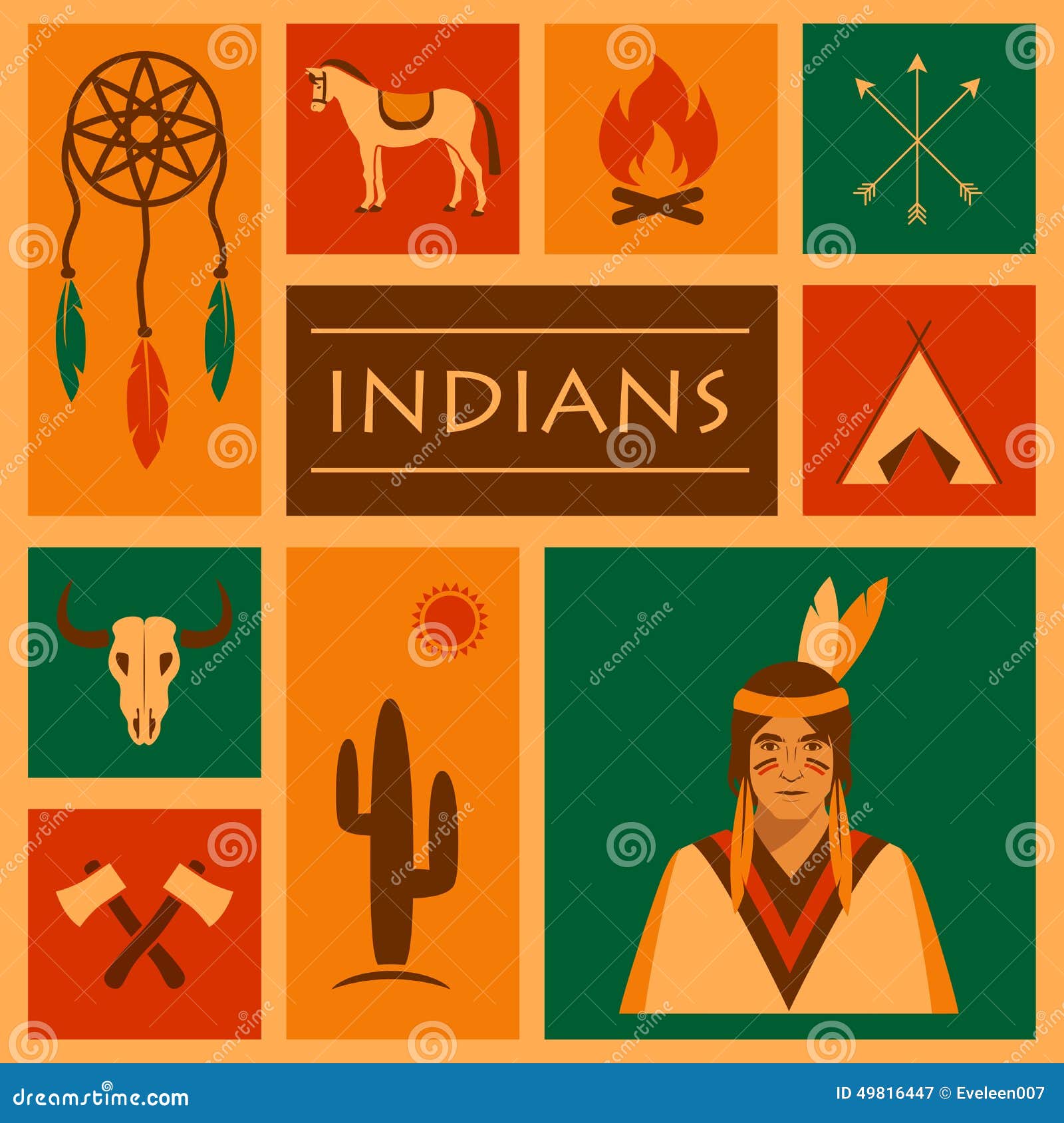 Apache Indians Symbols