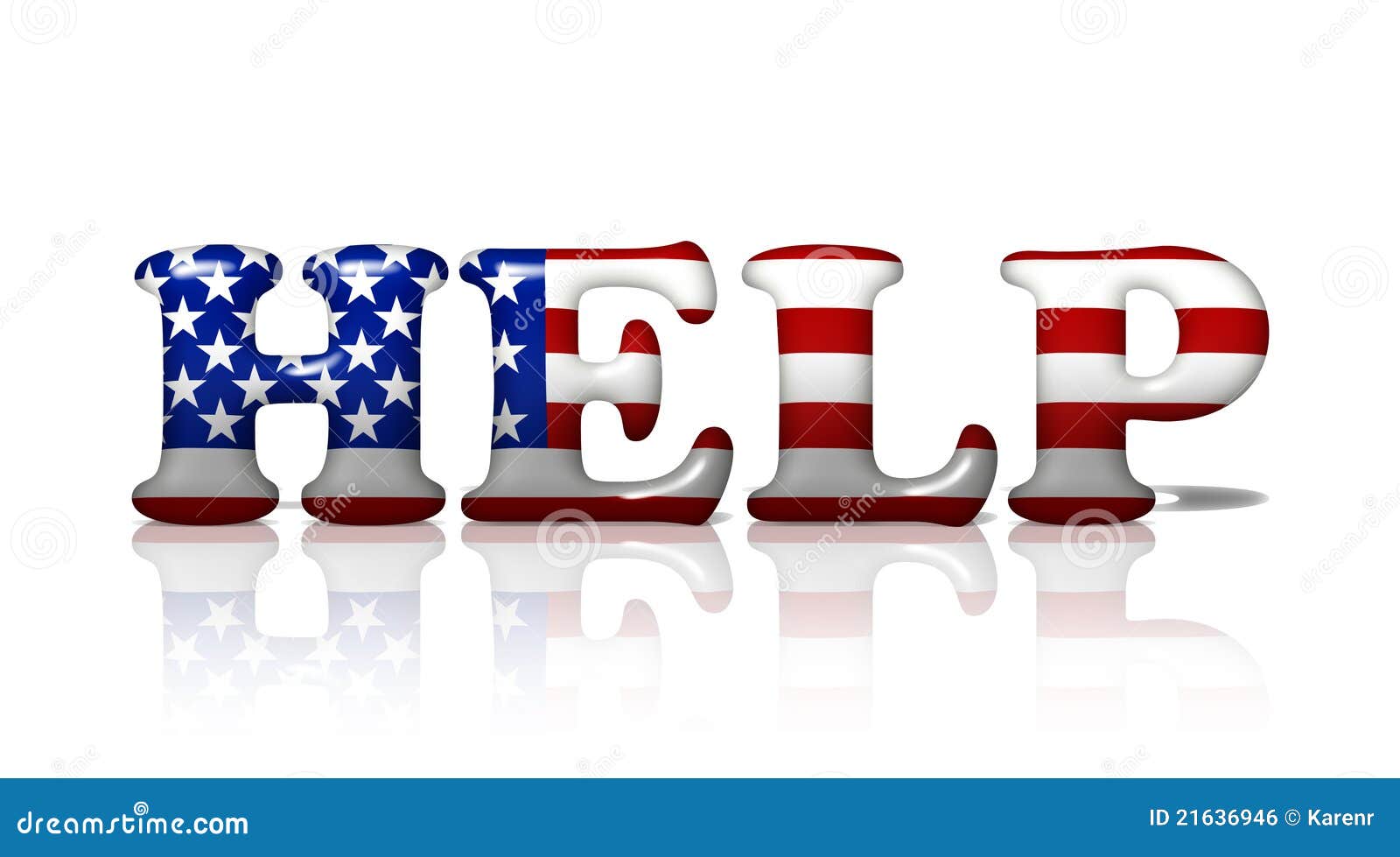 American needing help stock illustration. Illustration of united - 21636946