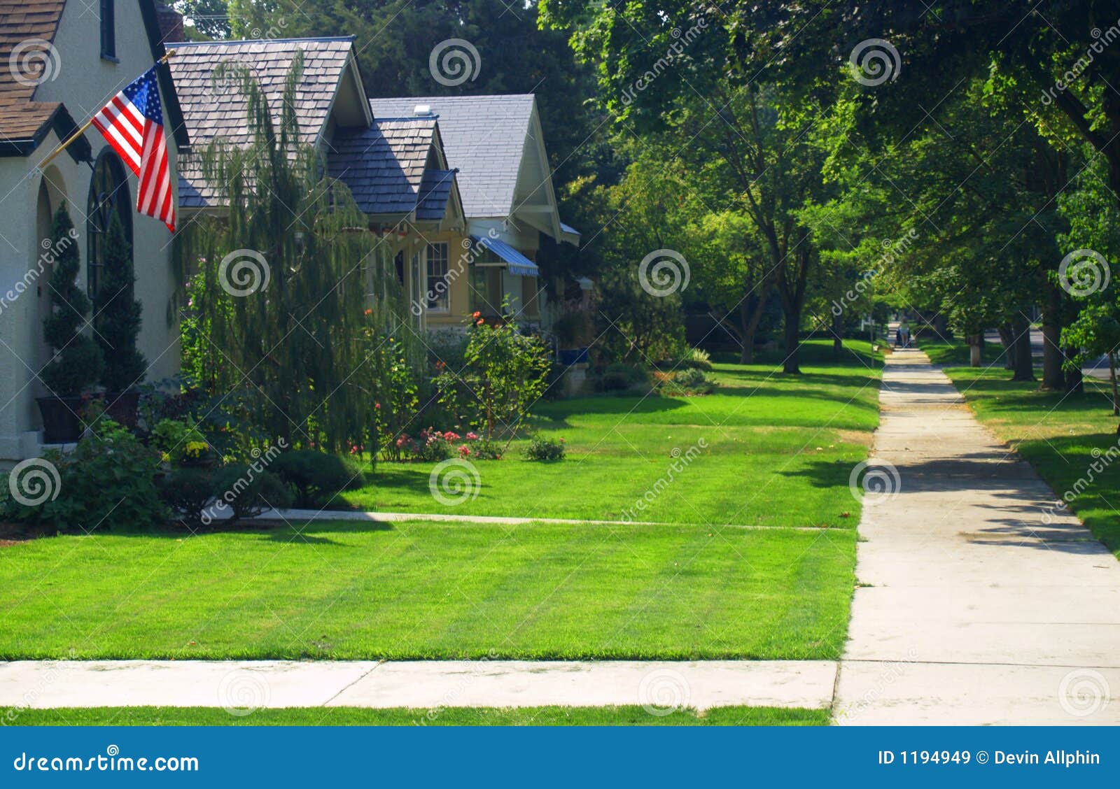 Typical American Neighborhood