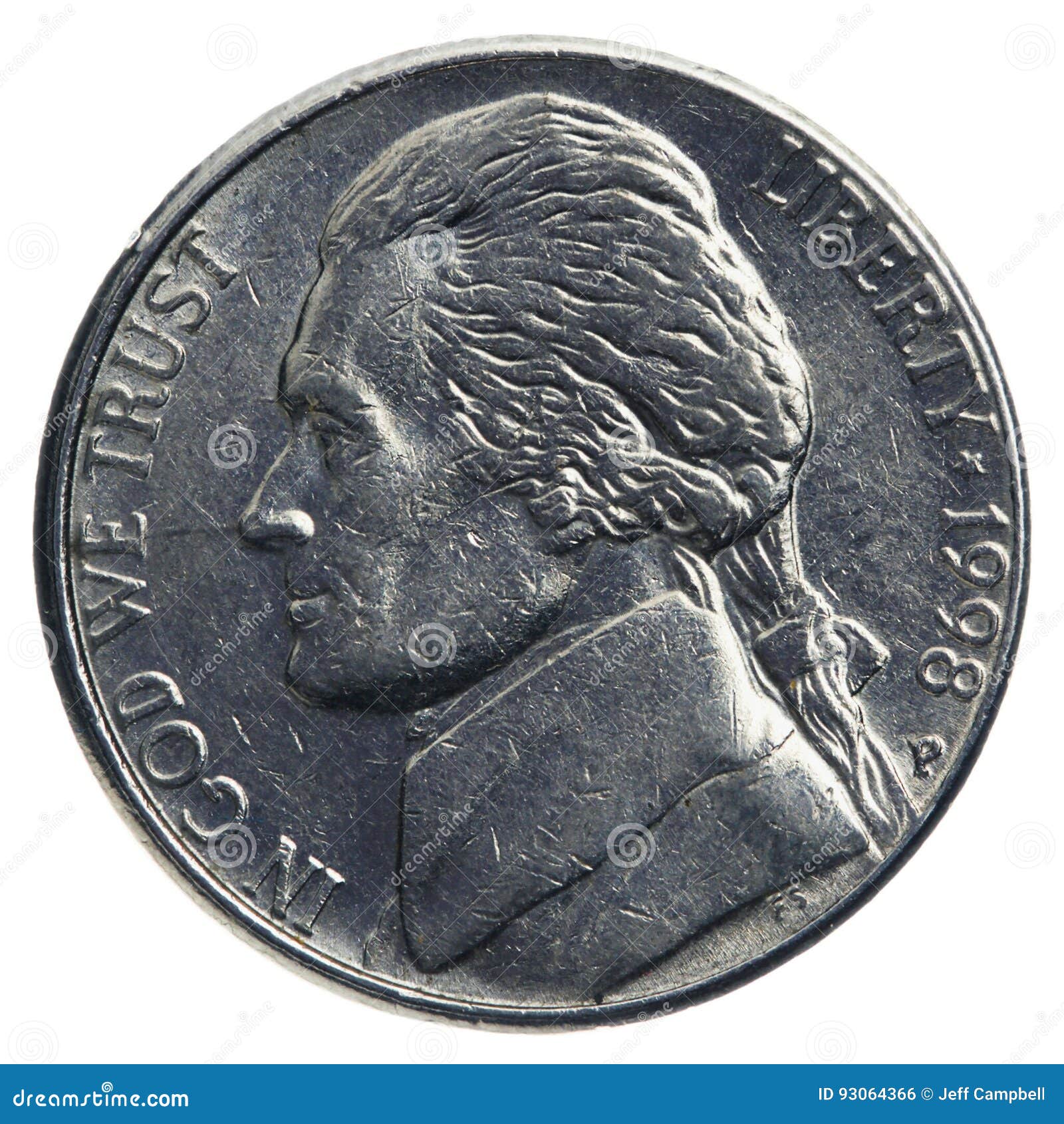 American nickel currency stock photo. Image of macro - 93064366