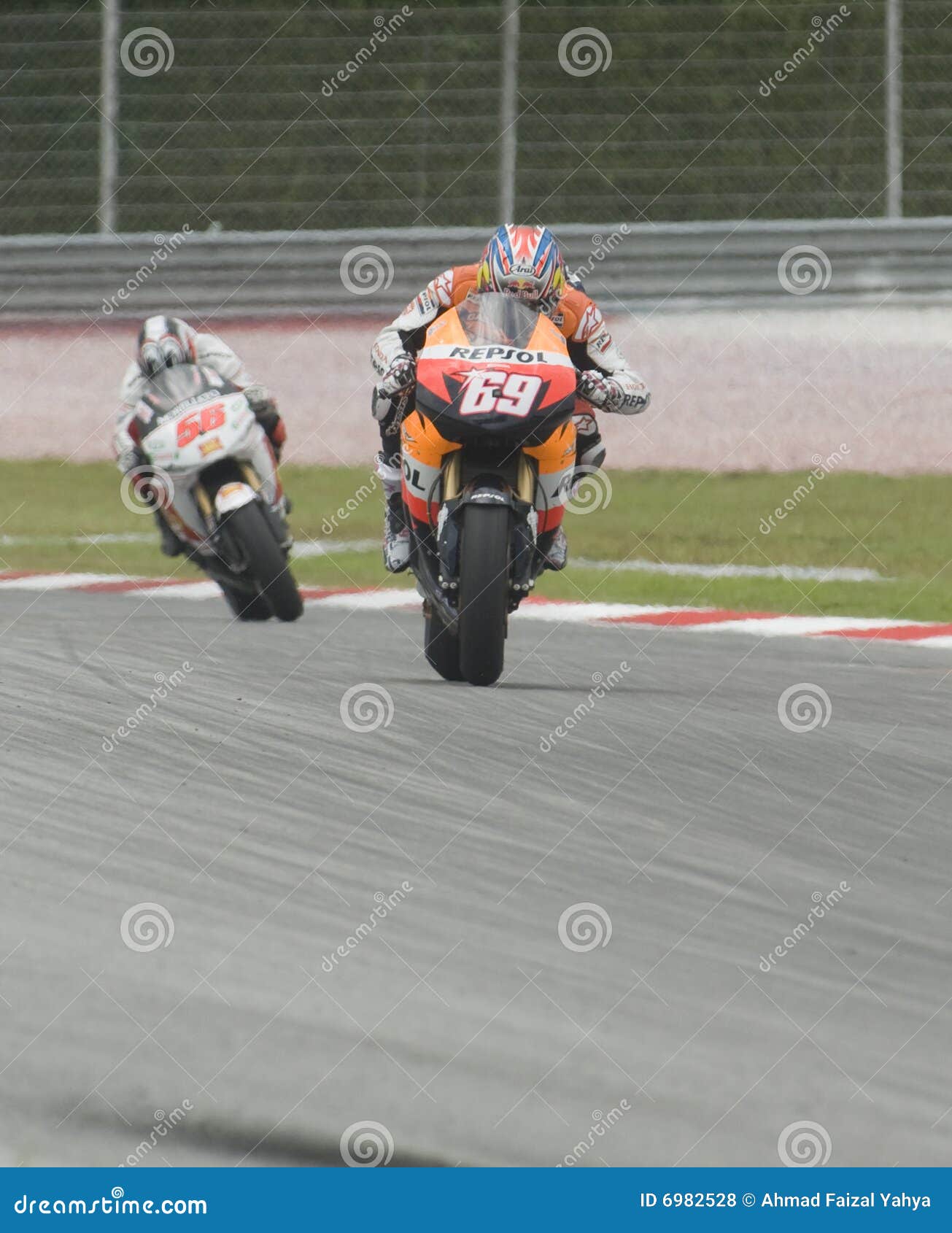 American Nicky Hayden of Repsol Honda Team Editorial Stock Photo ...