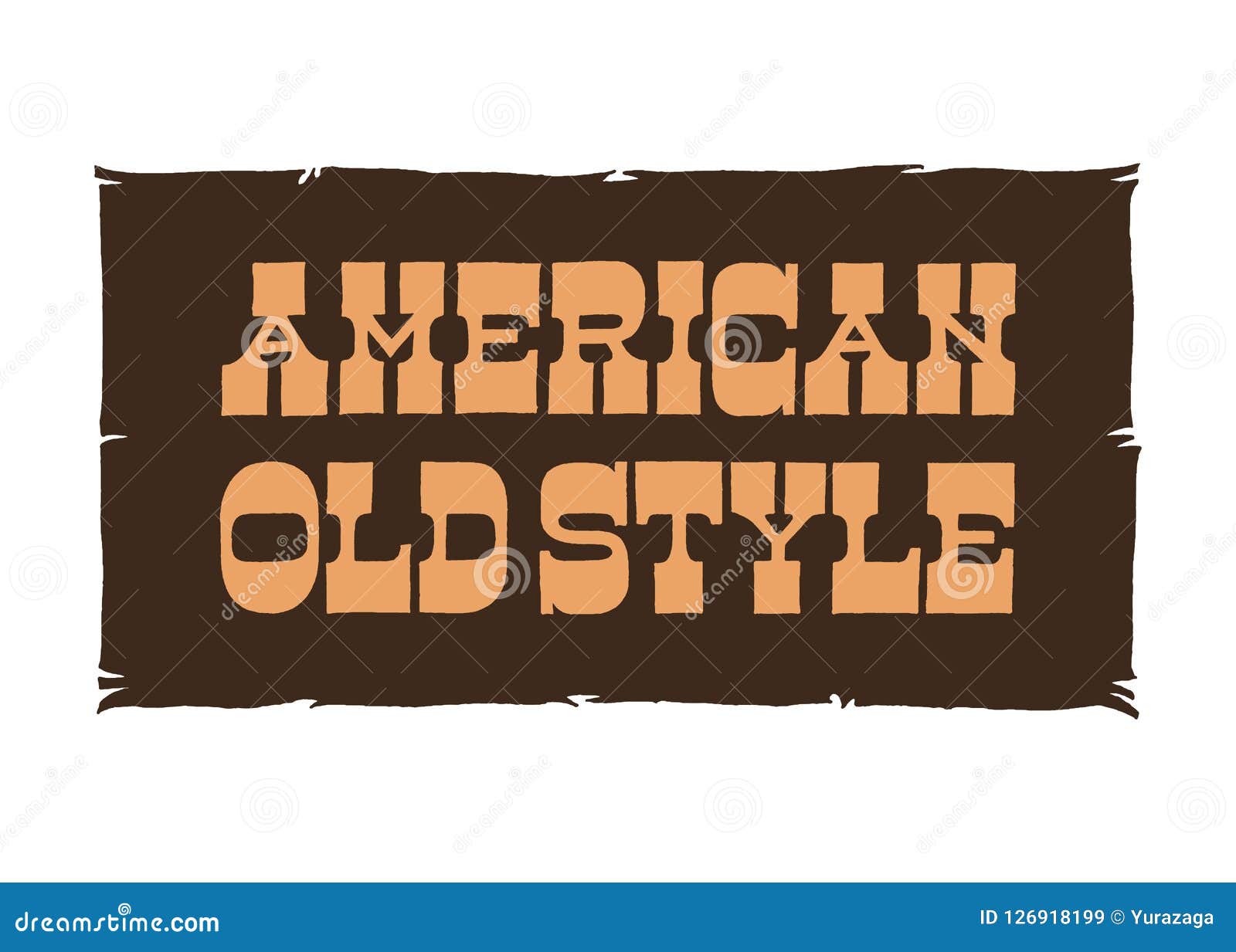 American Old Style Lettering Stock Vector - Illustration of design ...