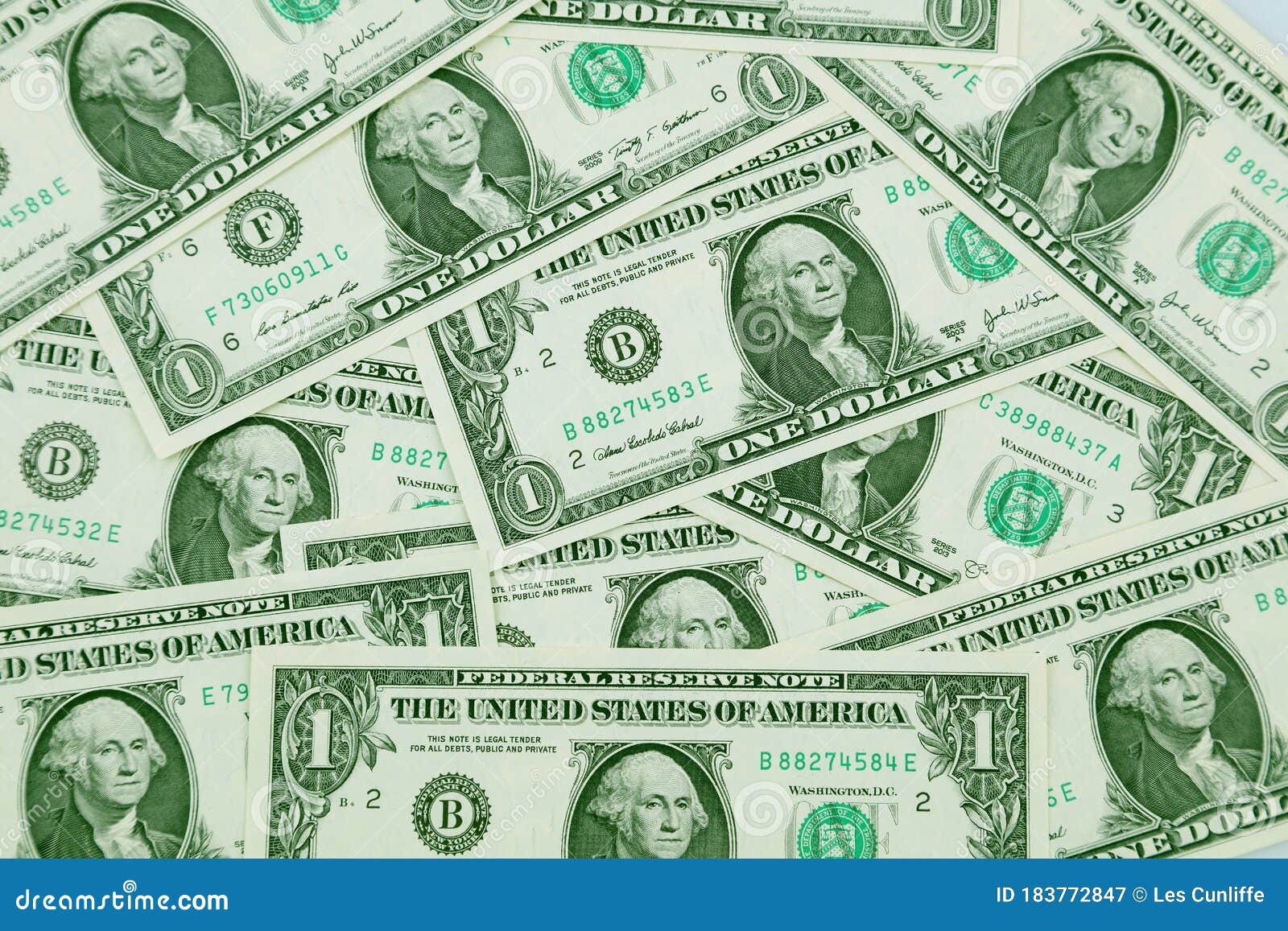 American one dollars stock image. Image of rich, paper - 183772847