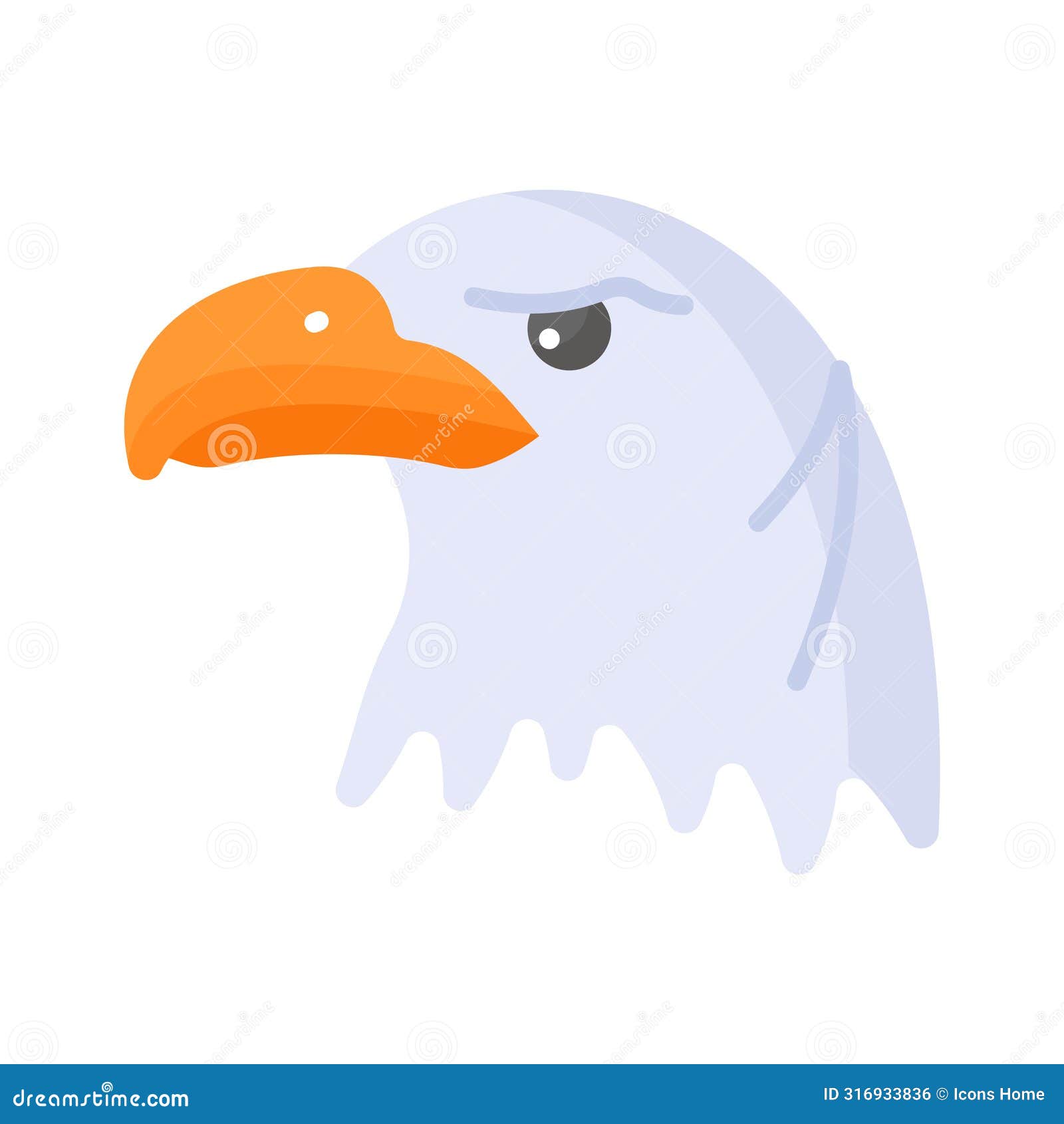 American Patriot Symbol, Ready To Use Icon of Eagle Stock Vector ...