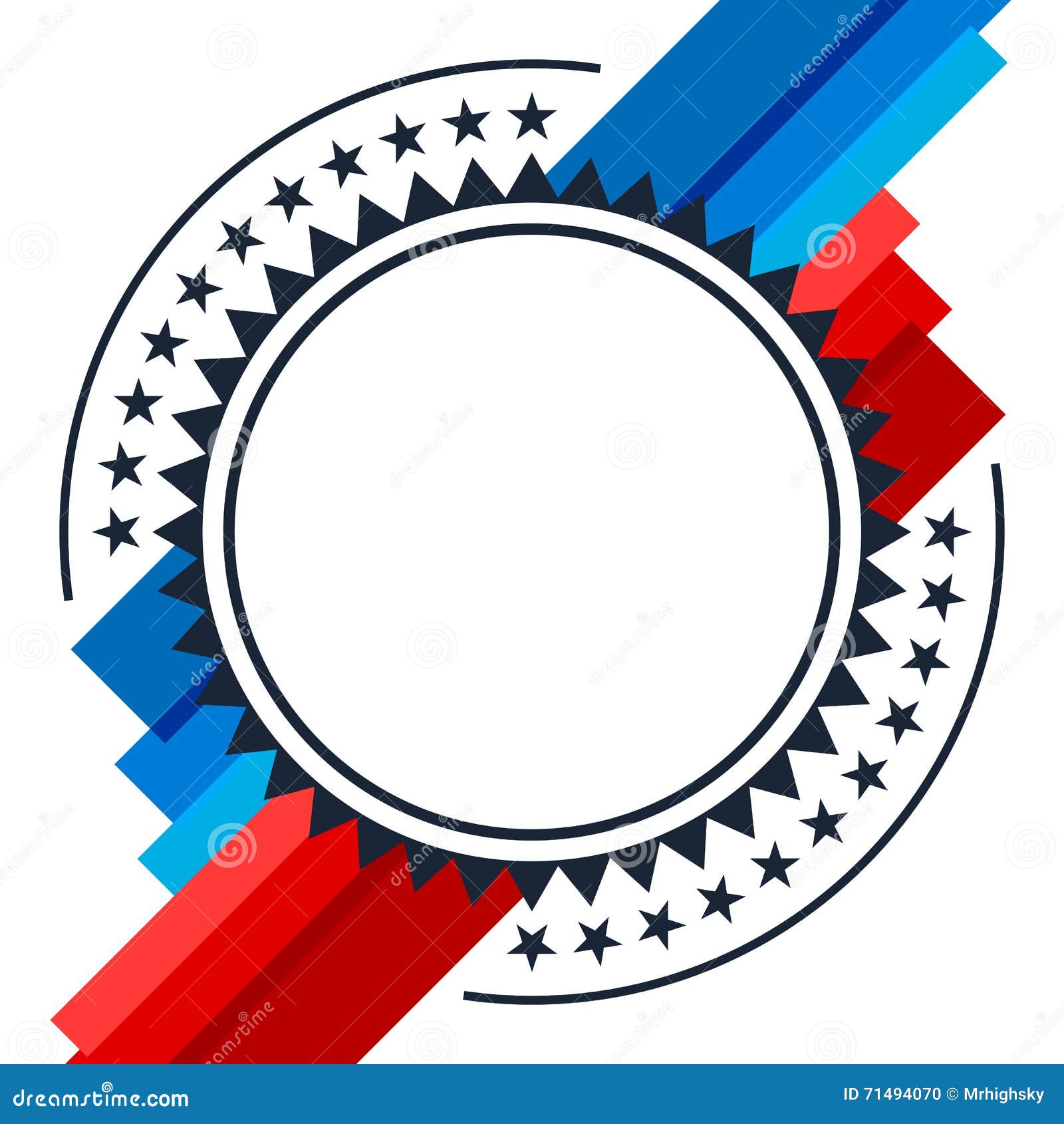 American Patriotic Abstract Modern Background Stock Vector ...