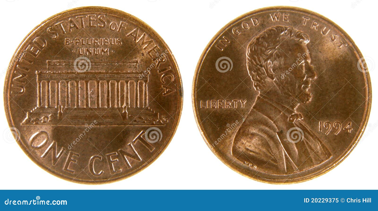 American Penny On Newspaper Chart Royalty-Free Stock Photography ...