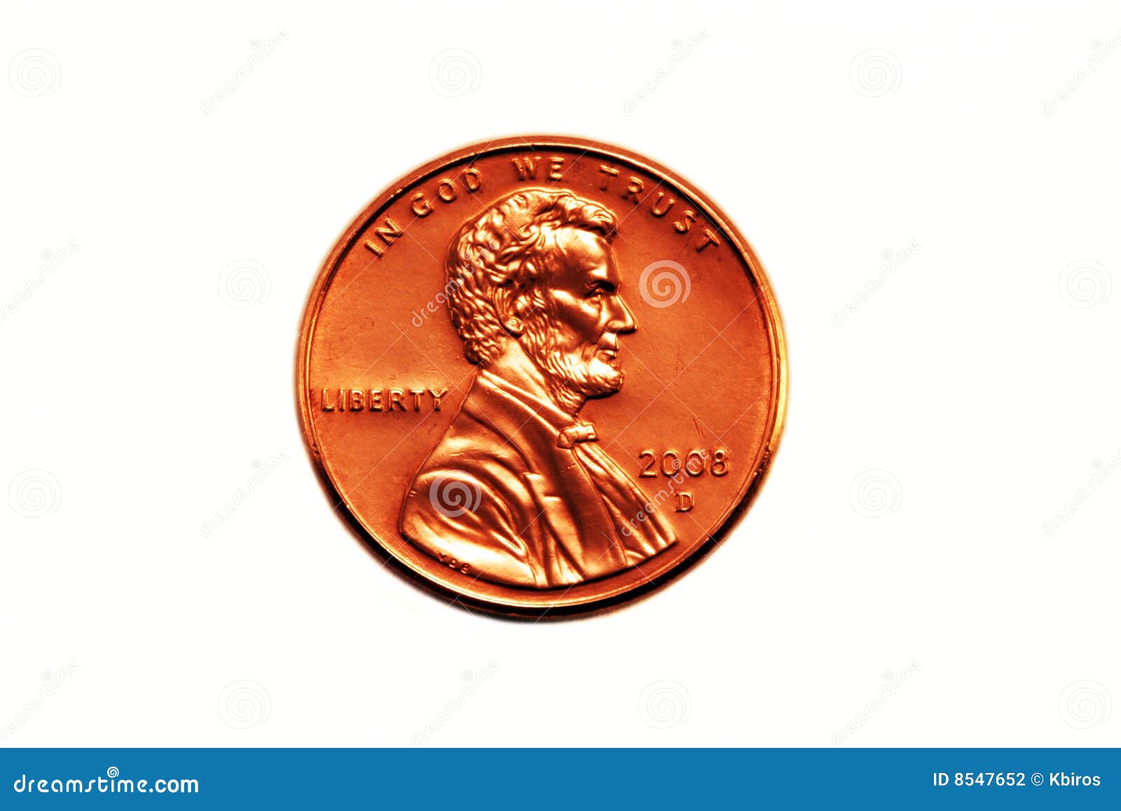 American Penny On Newspaper Chart Royalty-Free Stock Photography ...
