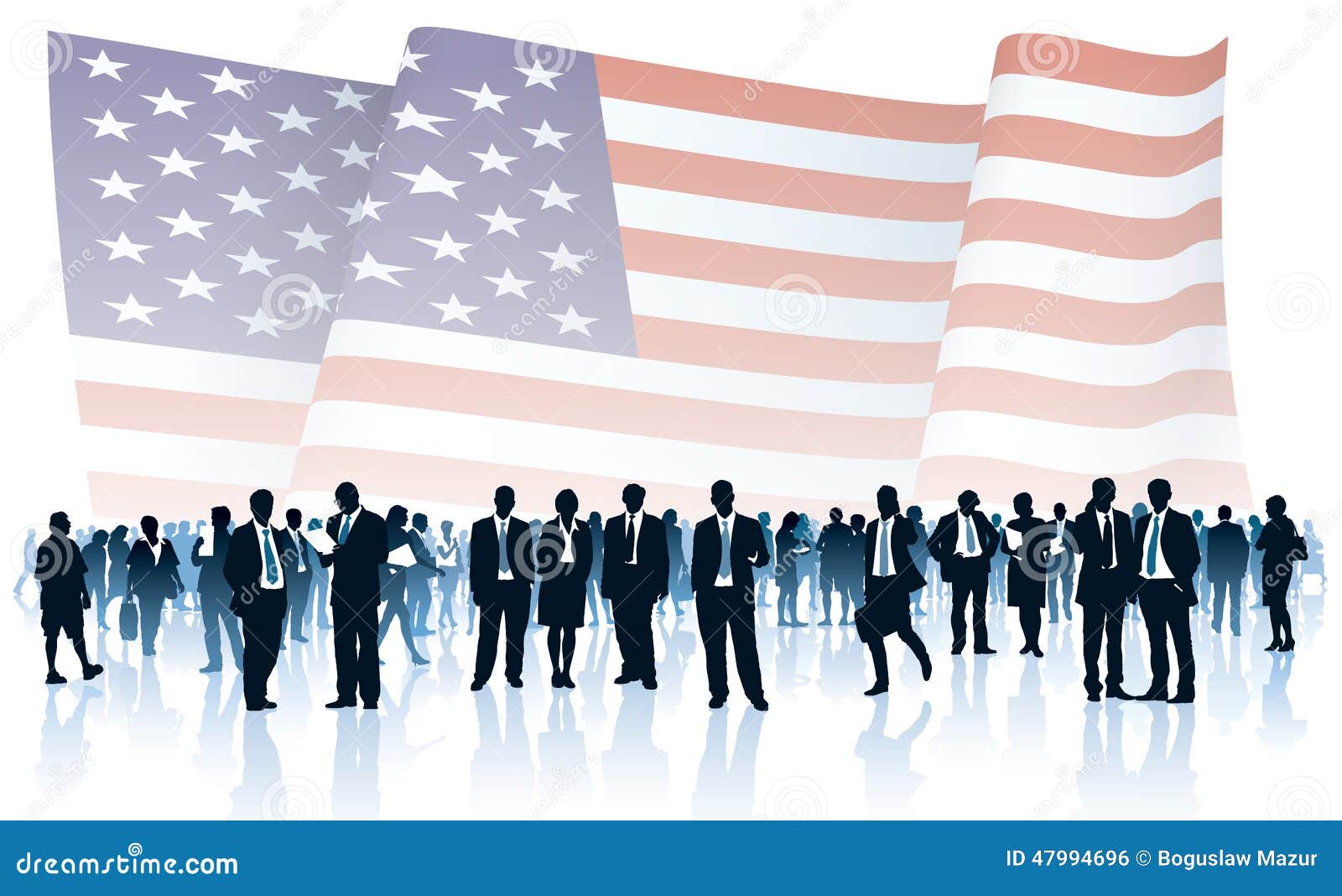 American people stock vector. Illustration of large, crowd - 47994696