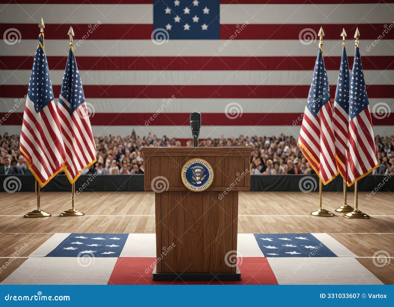 American Podium for Speech, Leadership and Public Speaking Stock ...