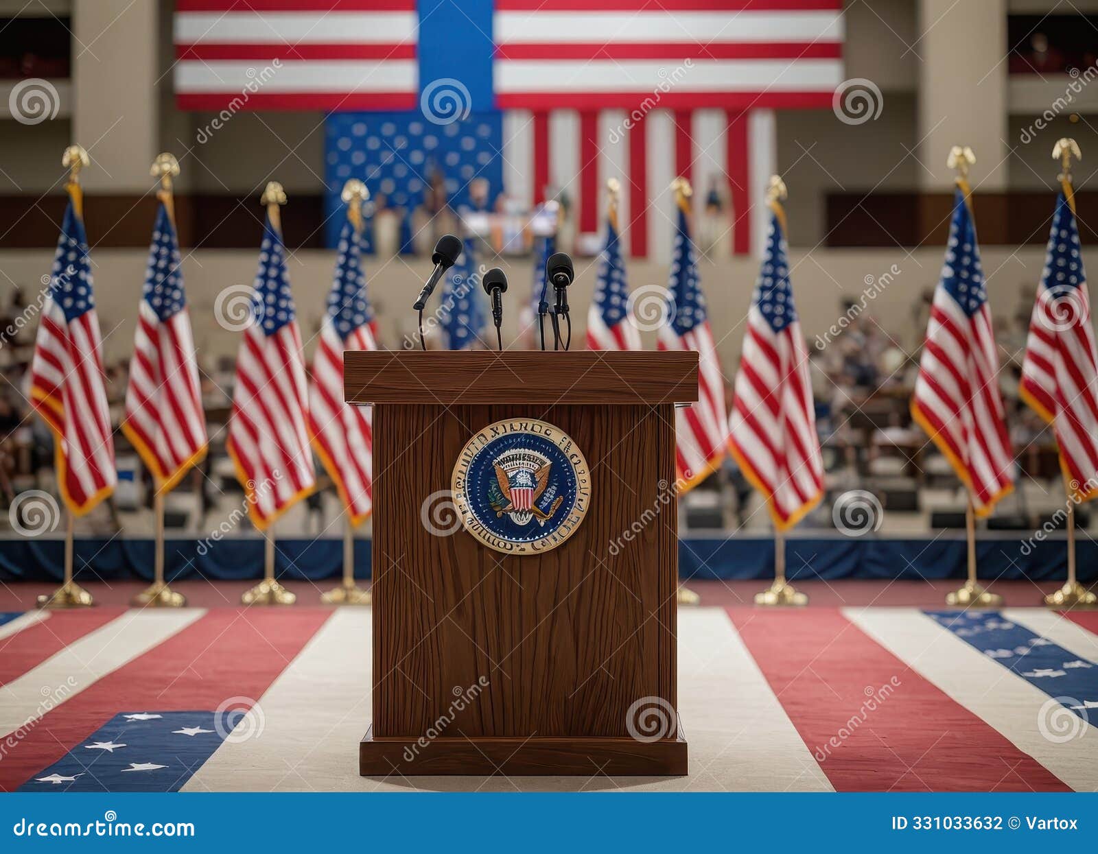 American Podium for Speech, Leadership and Public Speaking Stock ...