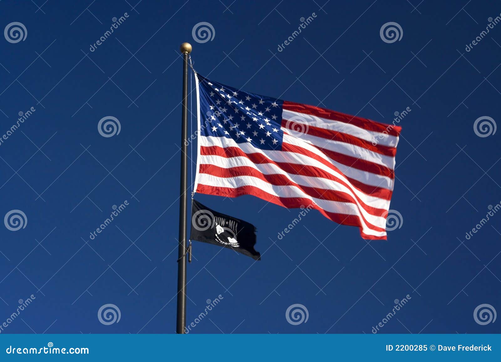 American and POW MIA Flags editorial image. Image of prisoner - 2200285