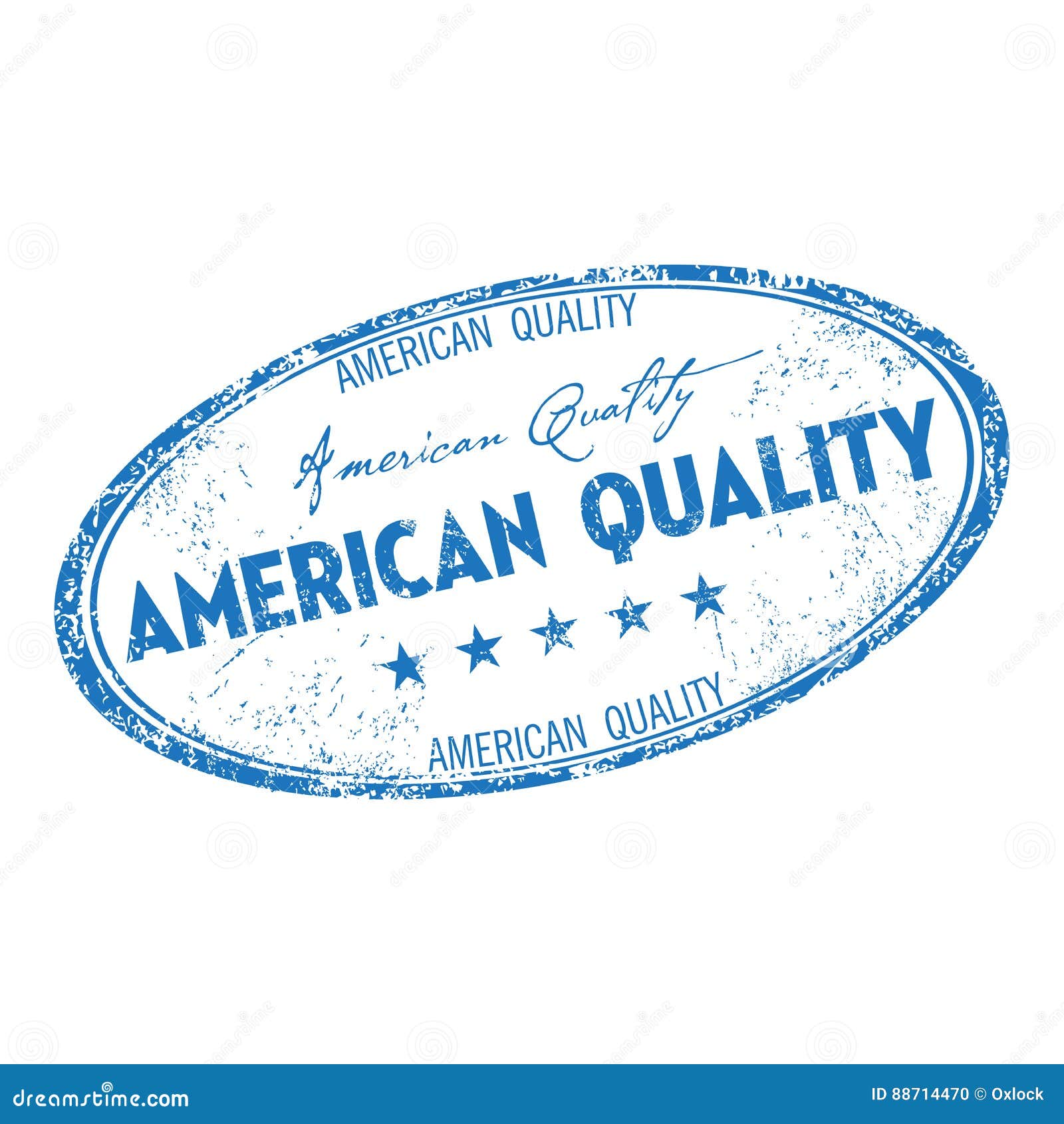 American Quality Grunge Rubber Stamp Stock Vector - Illustration of ...