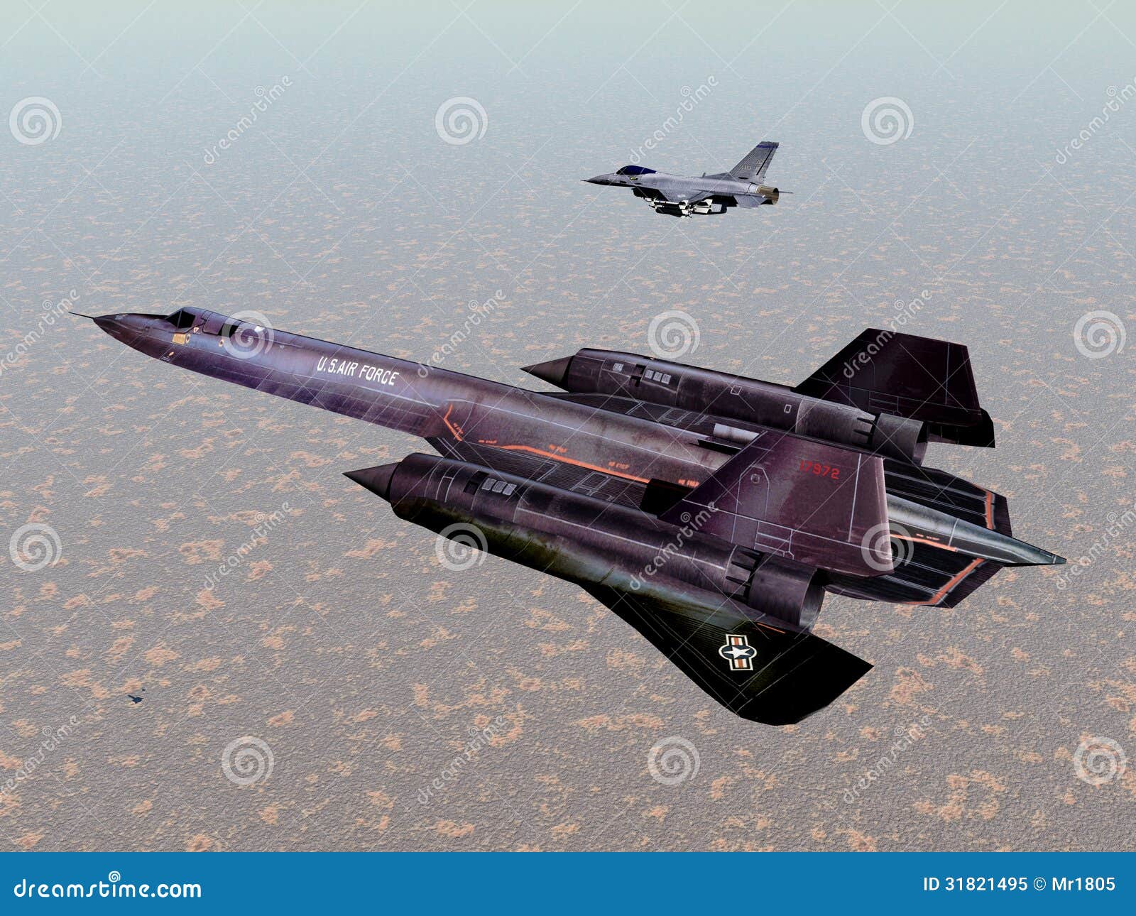 Reconnaissance Aircraft Royalty-Free Cartoon | CartoonDealer.com #31820726