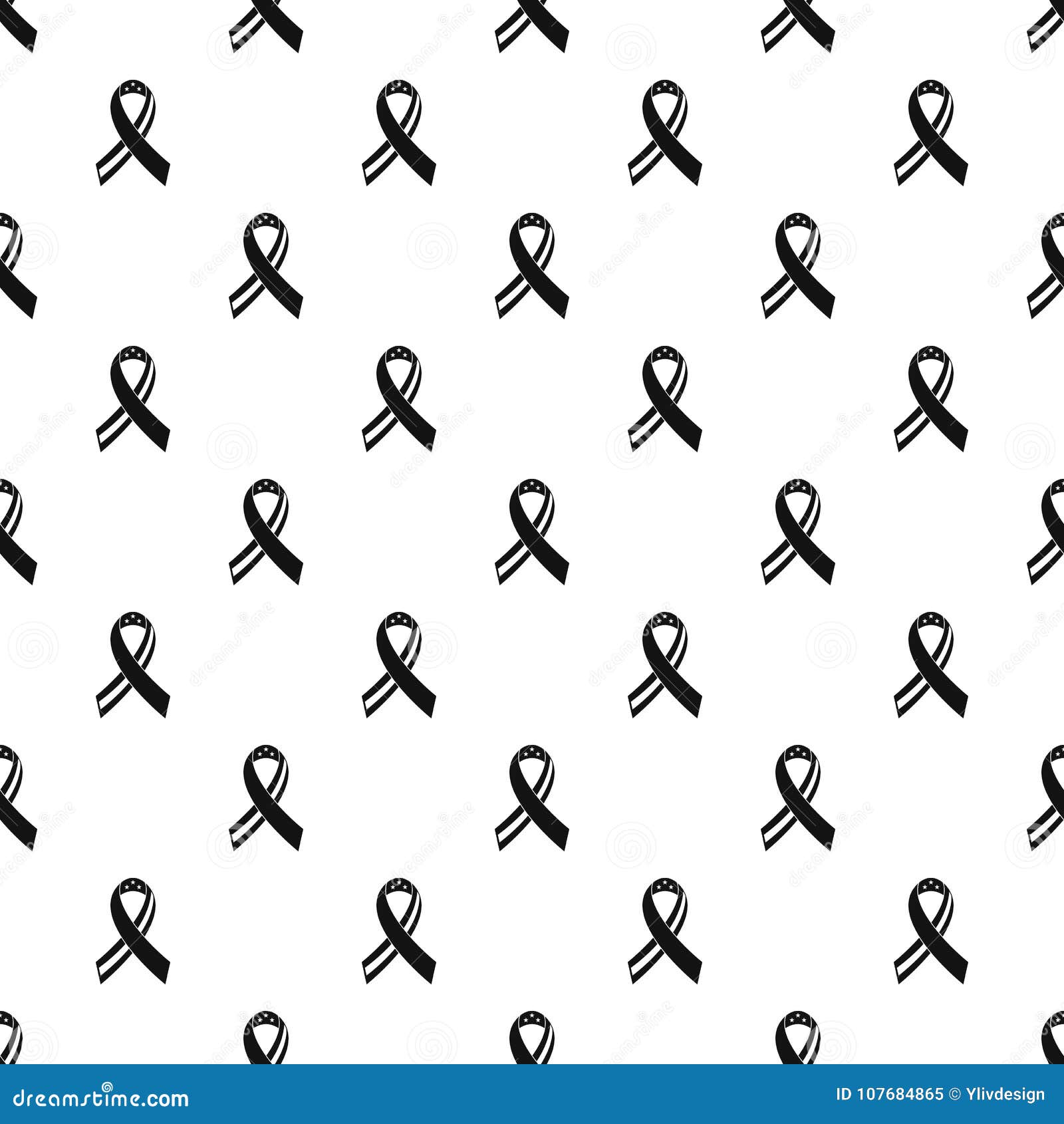 American Ribbon Pattern Vector Stock Vector - Illustration of official ...