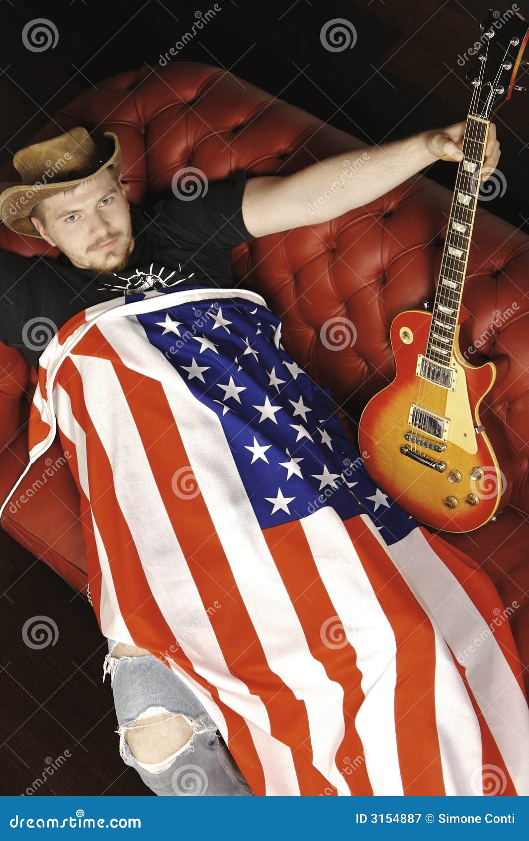 American Rock stock image. Image of backstage, solist - 3154887