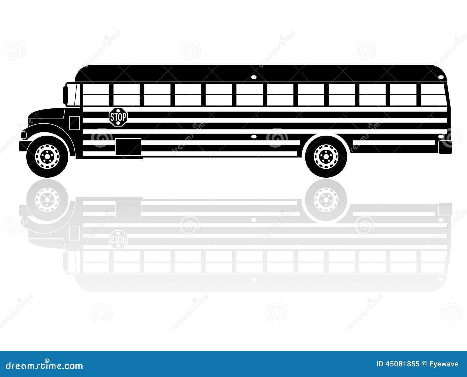 American School Bus Silhouette Vector Icon Stock Vector - Illustration ...