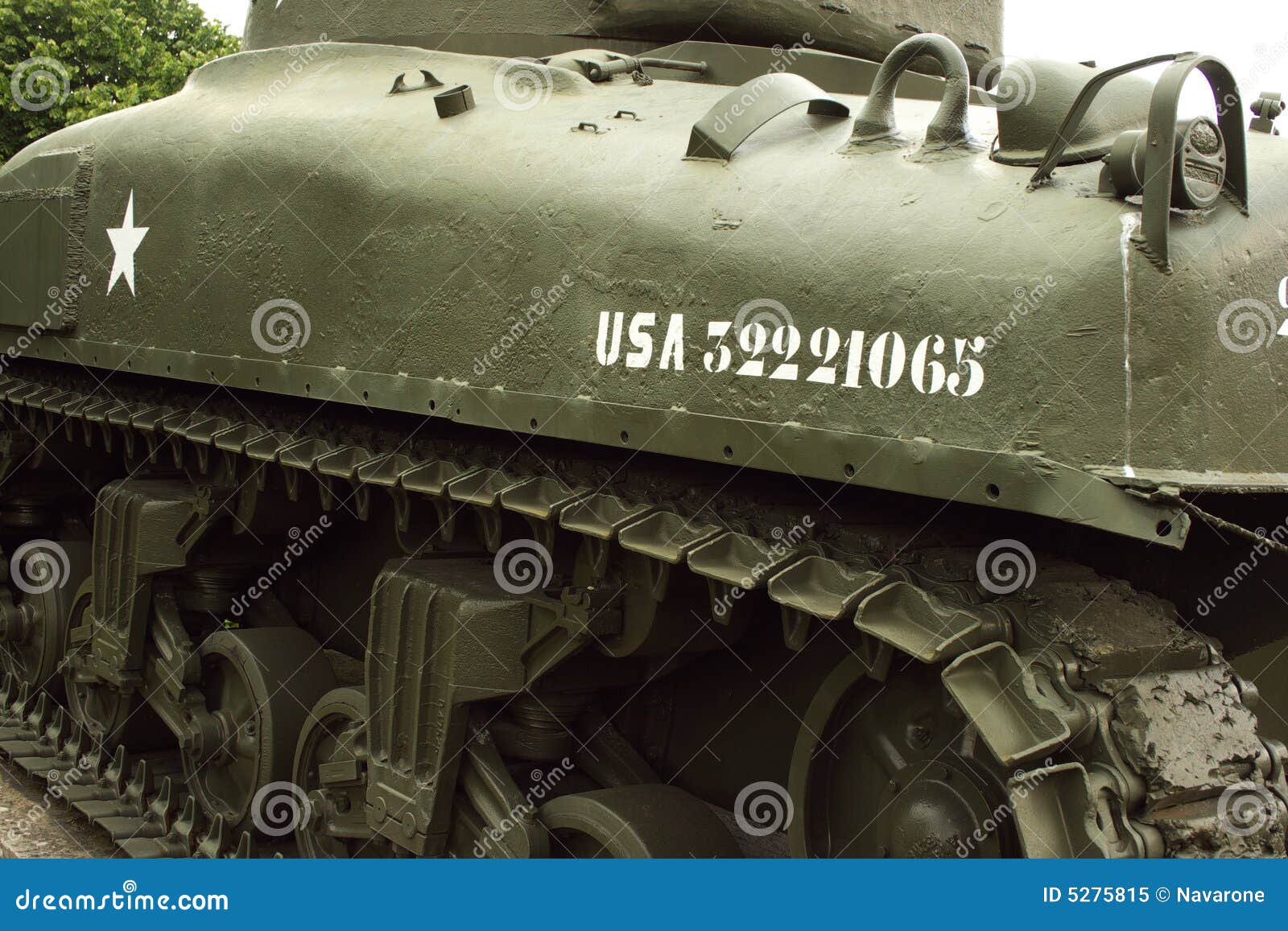 American Sherman Tank stock image. Image of states, army - 5275815