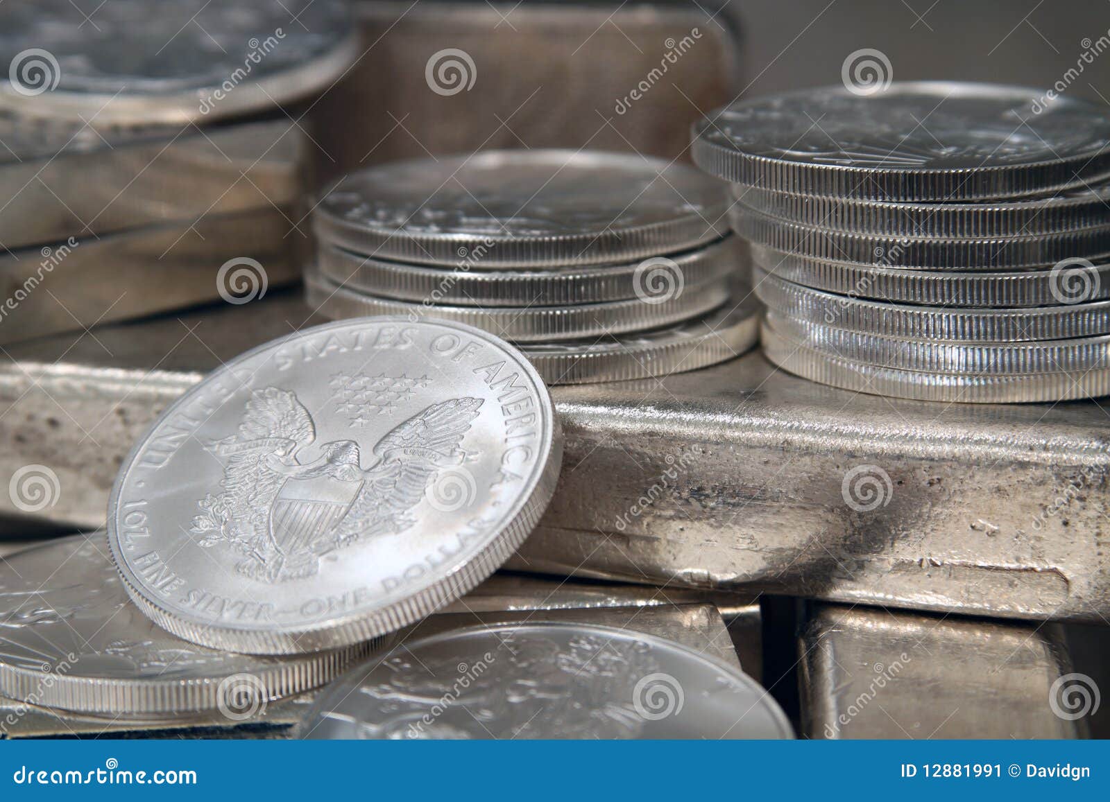 American Silver Eagle Coin stock image. Image of coin - 12881991