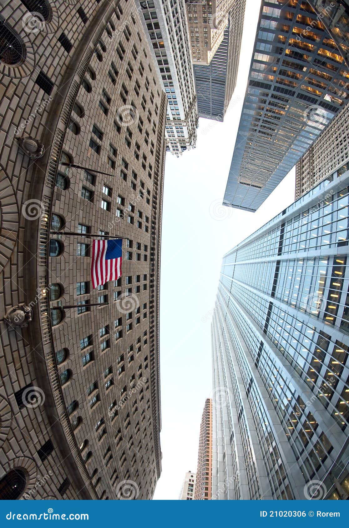 American skyscrapers stock photo. Image of modern, tourism - 21020306