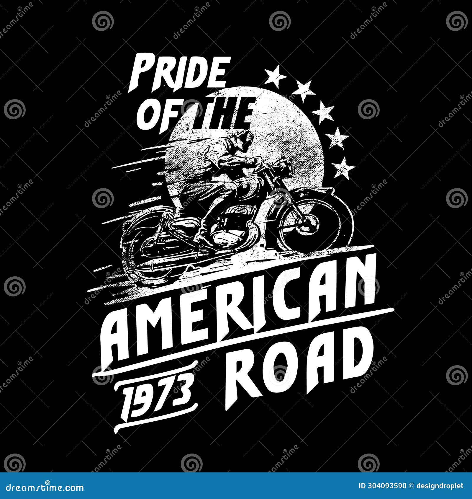 American Spirit: Pride of the American Road Stock Vector - Illustration ...