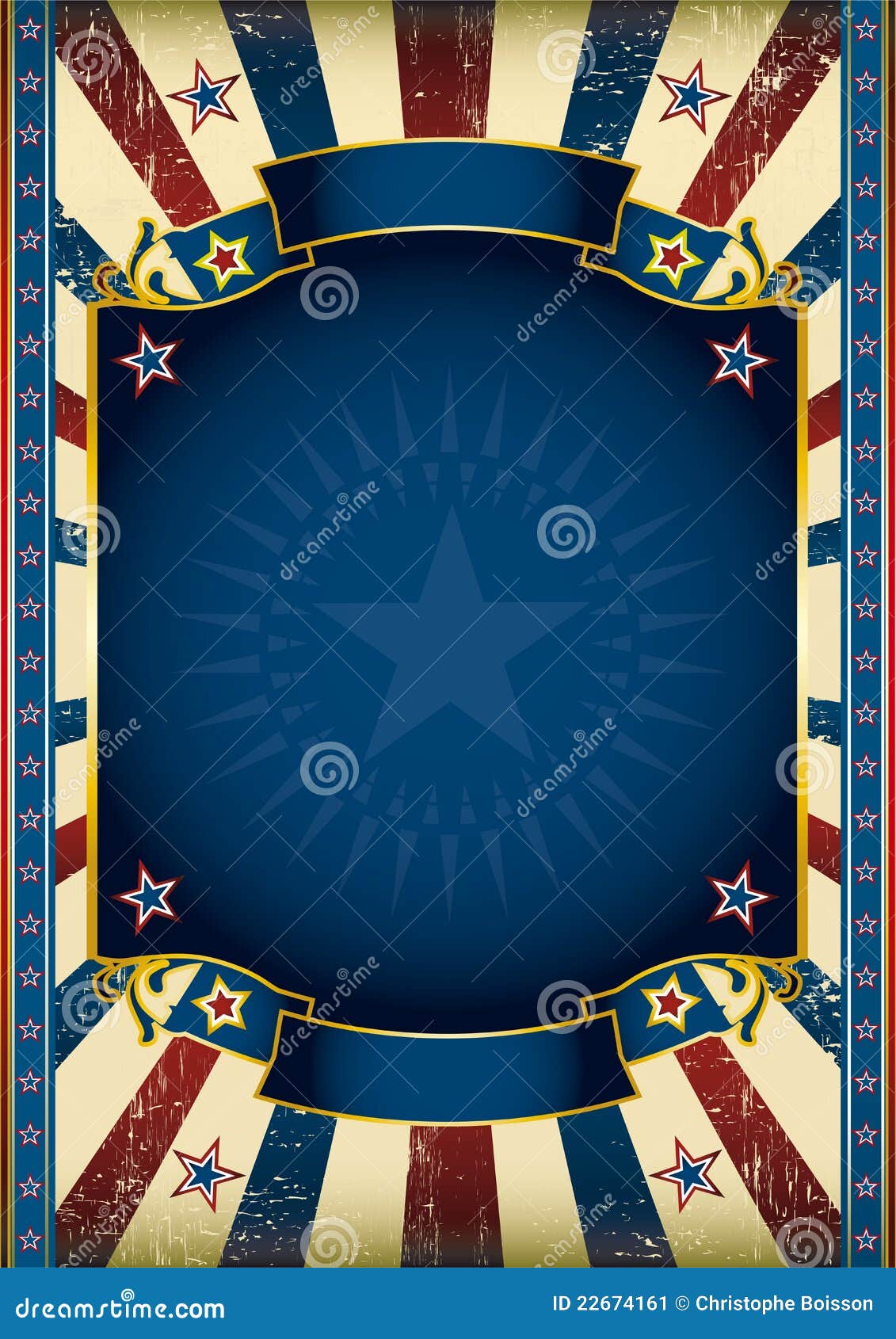 American star poster stock illustration. Illustration of abstract ...