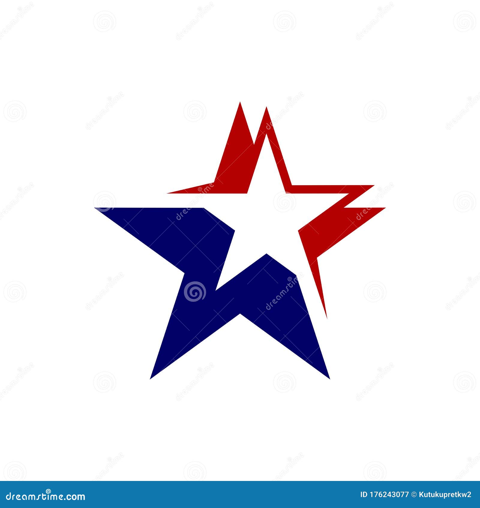 American Star Vector Logo Template Illustration Design. Vector EPS 10 ...