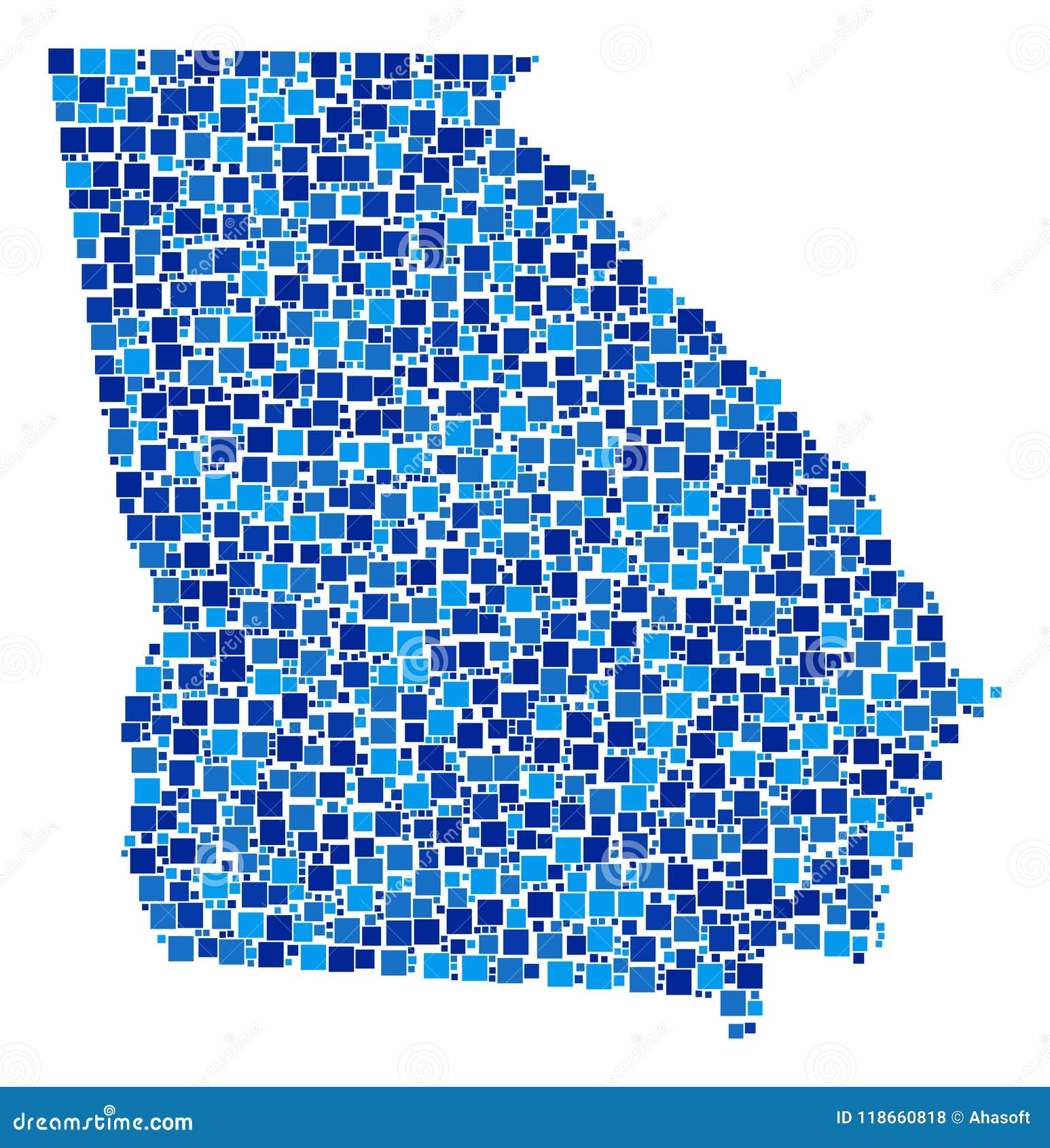 American Map Collage Of DNA Spiral Cartoon Vector | CartoonDealer.com ...